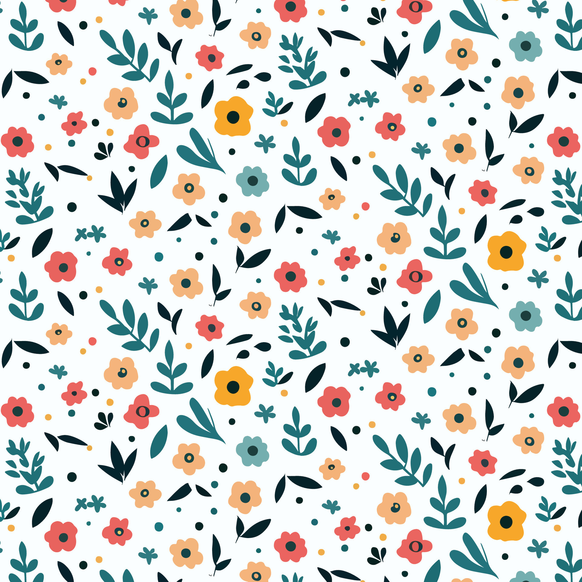 Flower Pattern Design, Vector illustration 26284496 Vector Art at Vecteezy