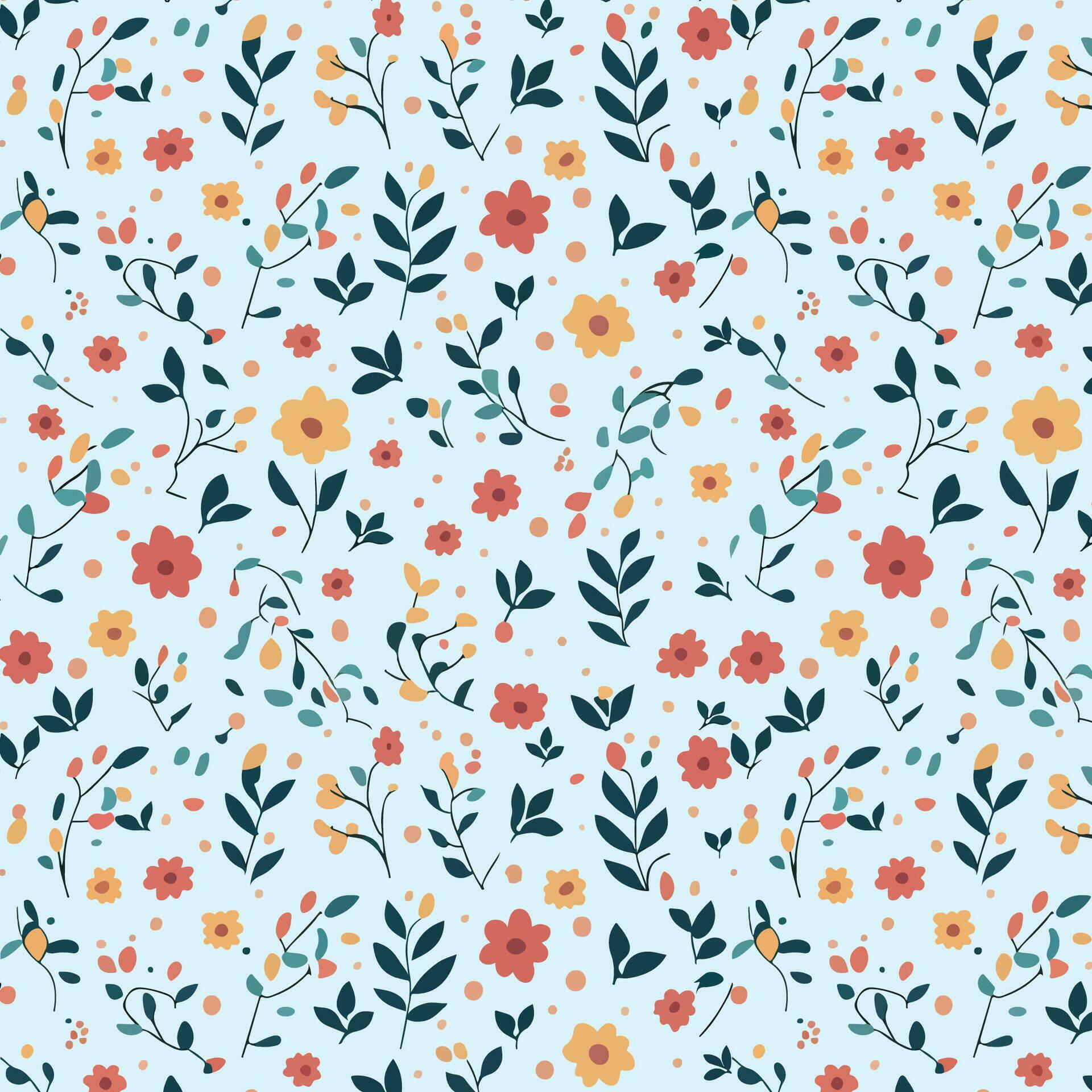 Flower Pattern Design, Vector illustration 26284497 Vector Art at Vecteezy