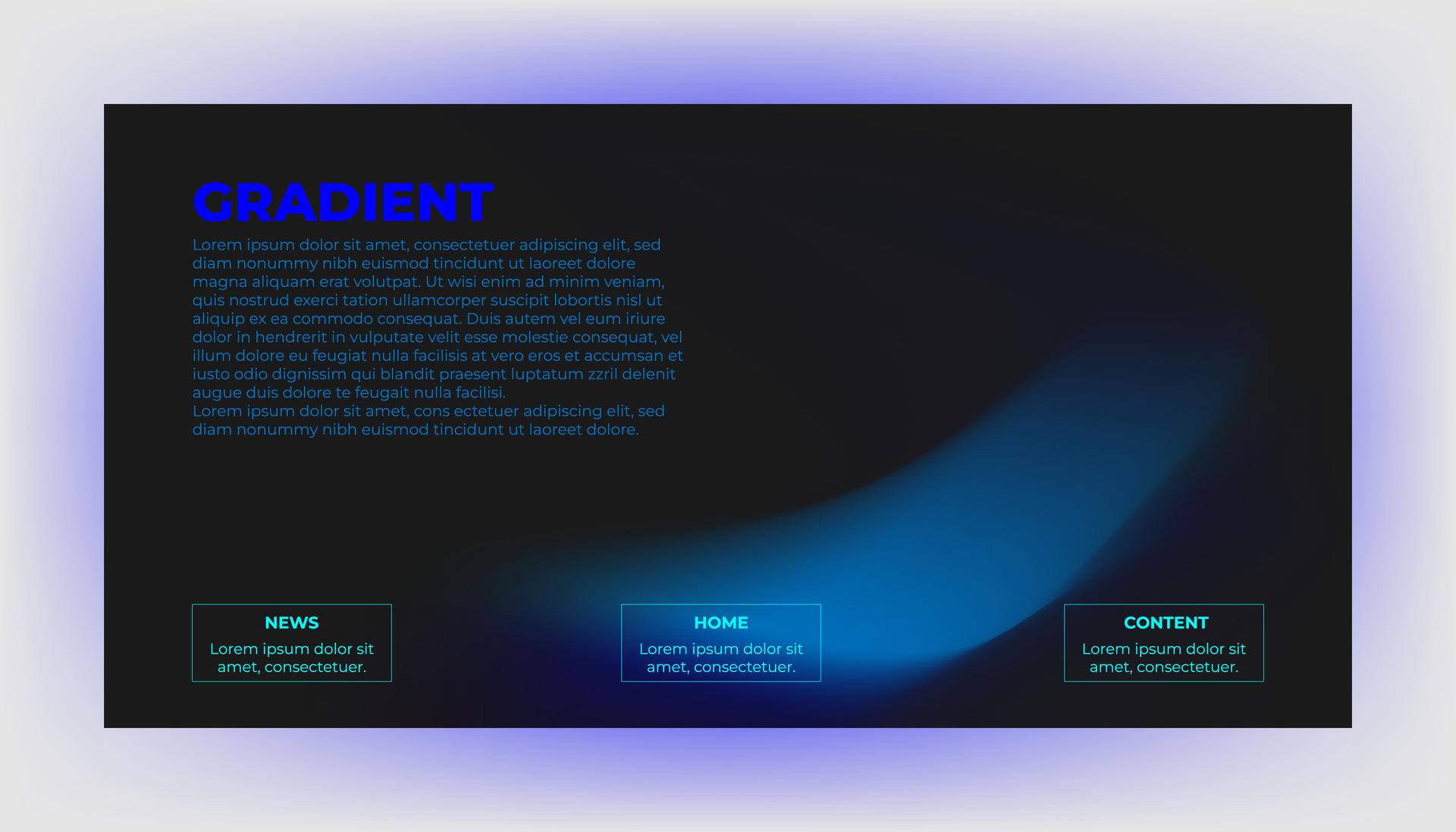 Modern Background Design with Gradient Minimalist Gradient Background ...