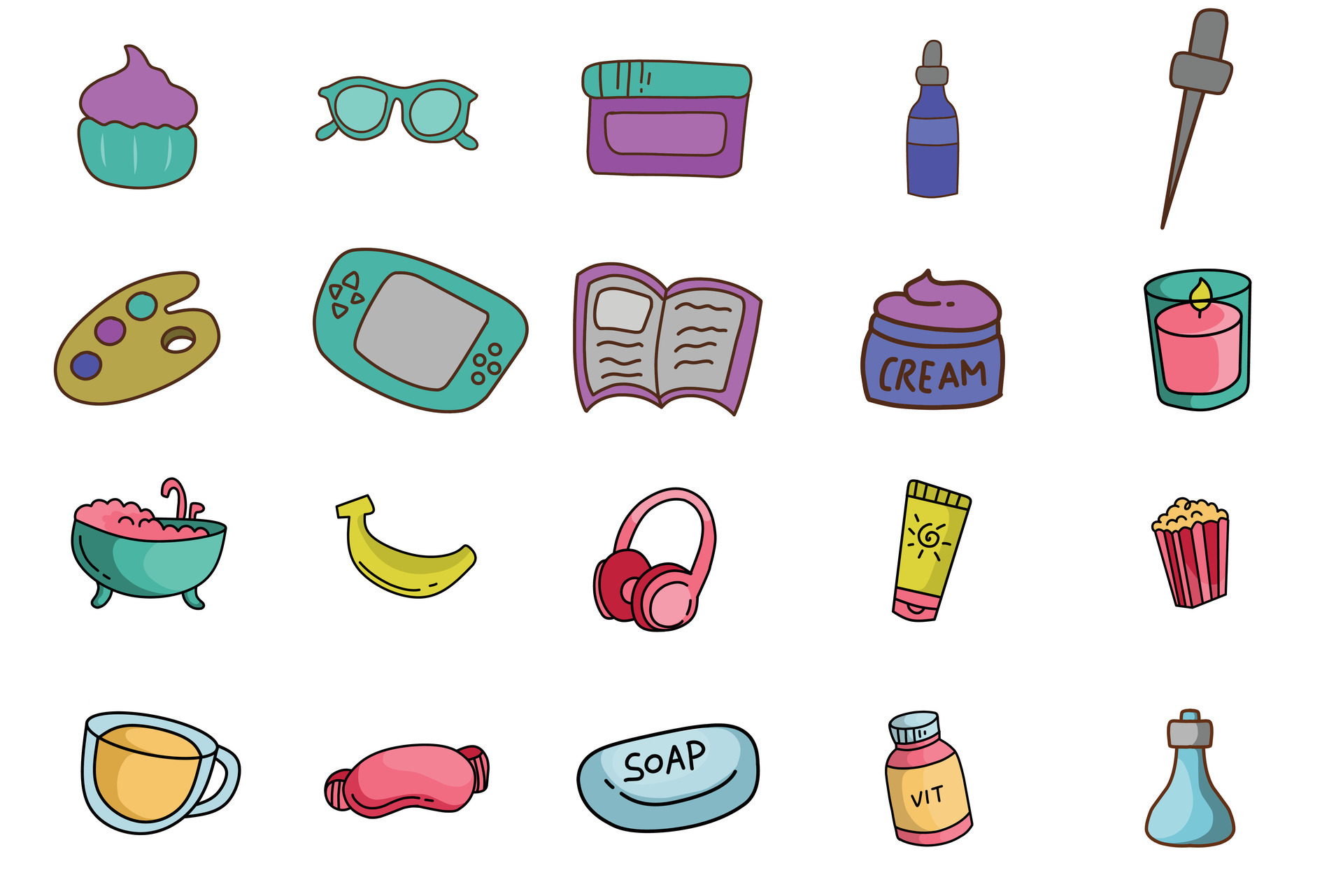 Whimsical Vector Hand Draw Doodle Icon Set 26287371 Vector Art at Vecteezy Whimsical Vector Hand Draw Doodle Icon Set 26287371 Vector Art at Vecteezy