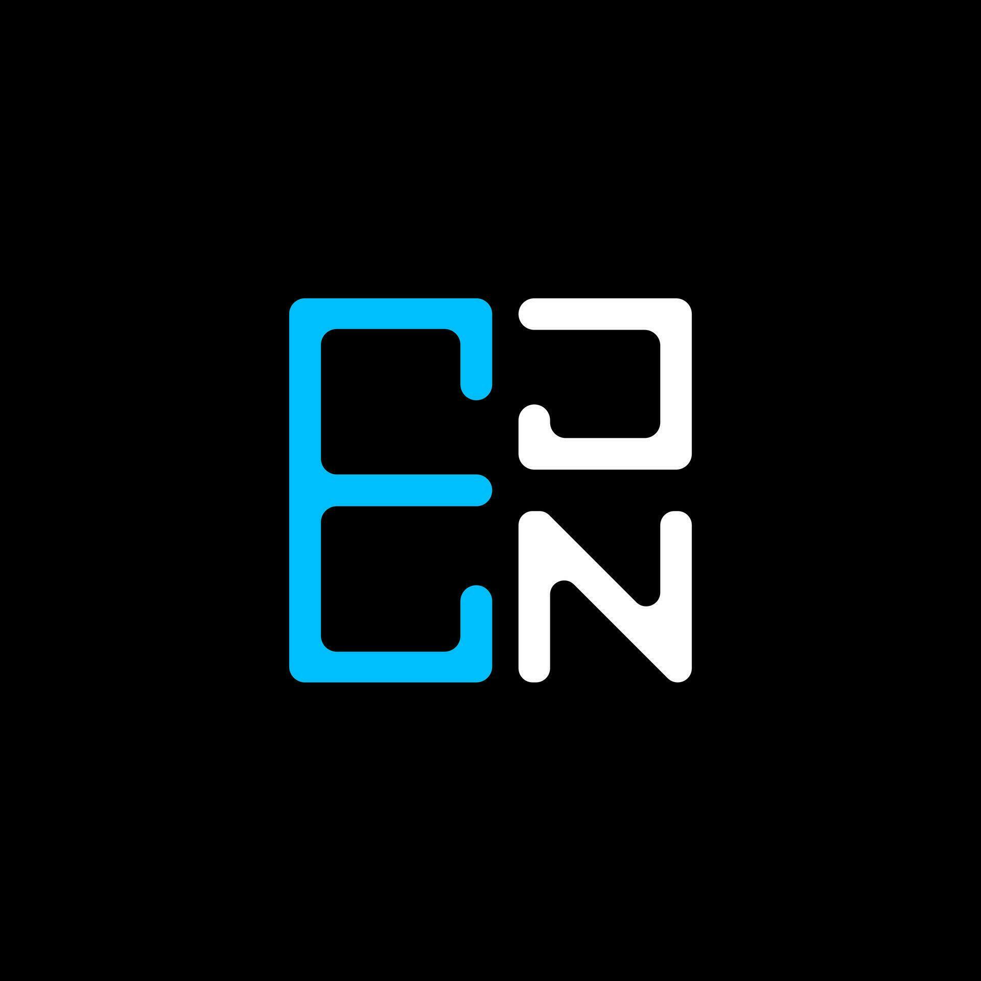 EJN letter logo creative design with vector graphic, EJN simple and modern logo. EJN luxurious ...