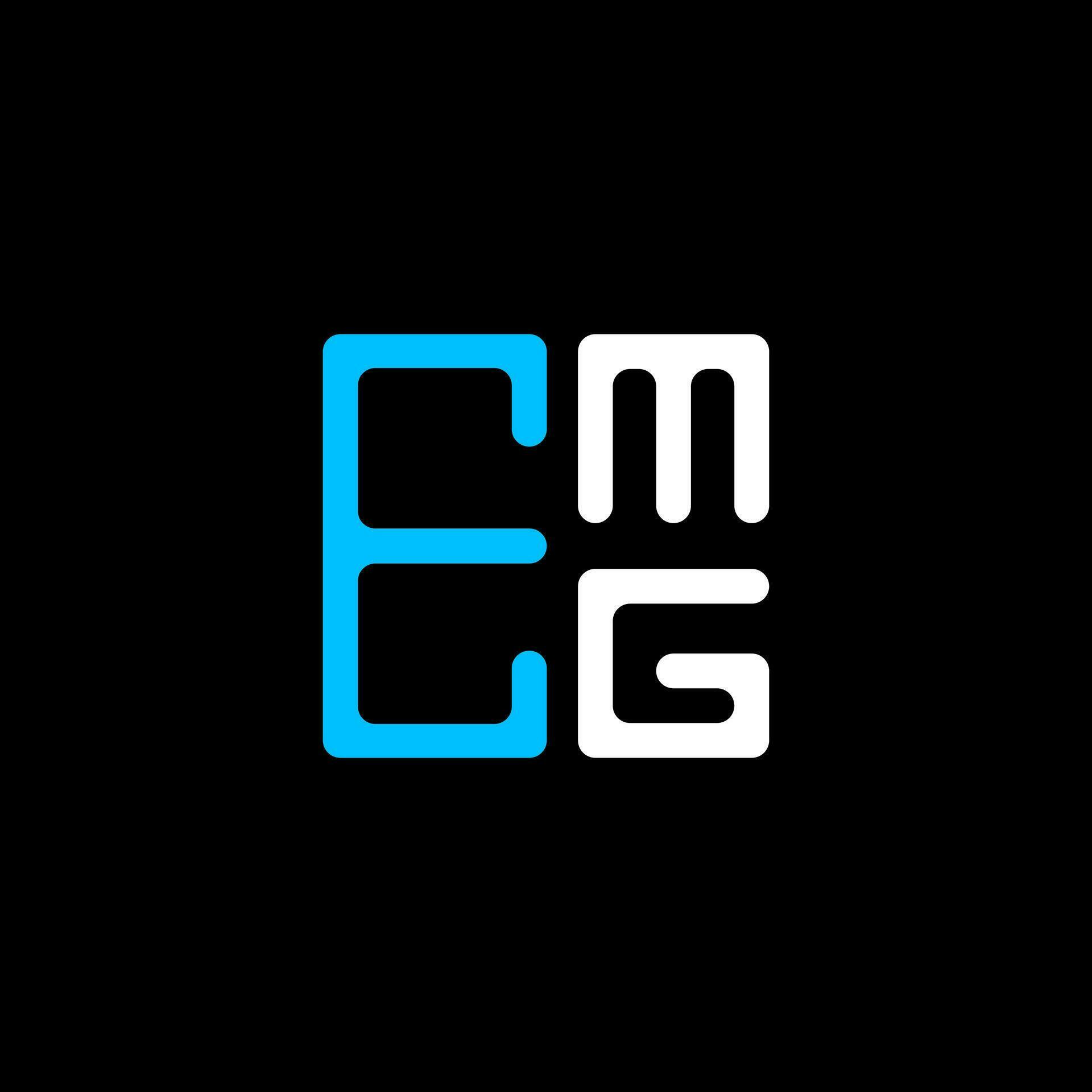 EMG letter logo creative design with vector graphic, EMG simple and modern logo. EMG luxurious ...