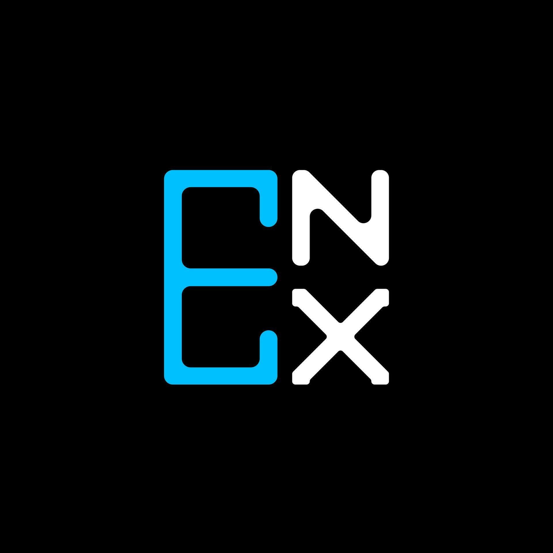 ENX letter logo creative design with vector graphic, ENX simple and modern logo. ENX luxurious ...