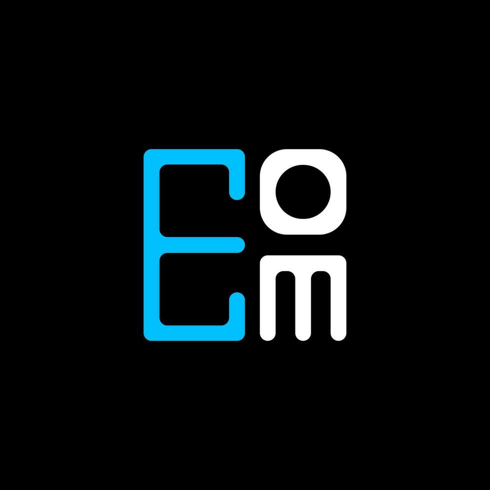 eom letra logo creativo diseño con vector gráfico, eom sencillo y moderno logo. eom lujoso ...