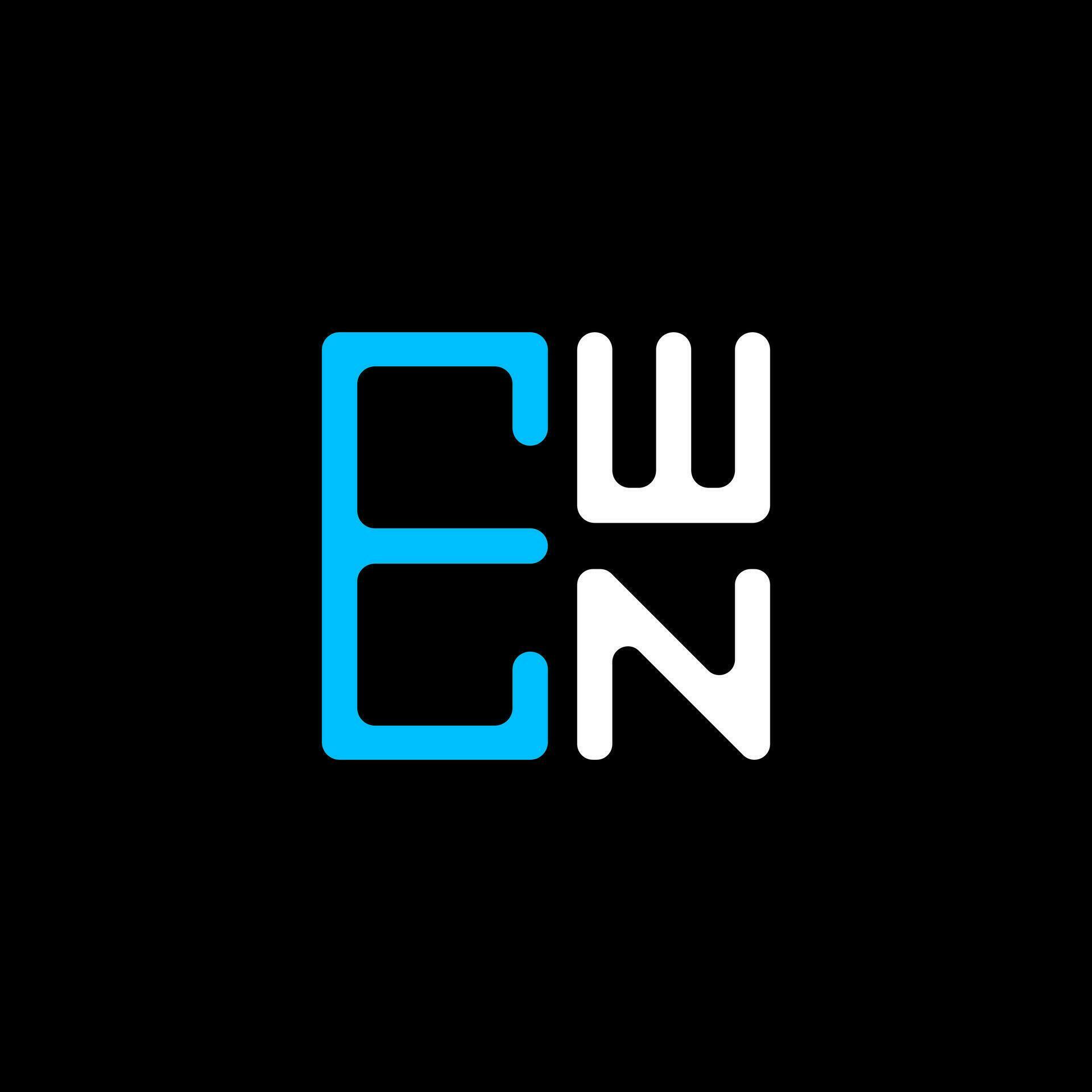 ewn letra logo creativo diseño con vector gráfico, ewn sencillo y moderno logo. ewn lujoso ...