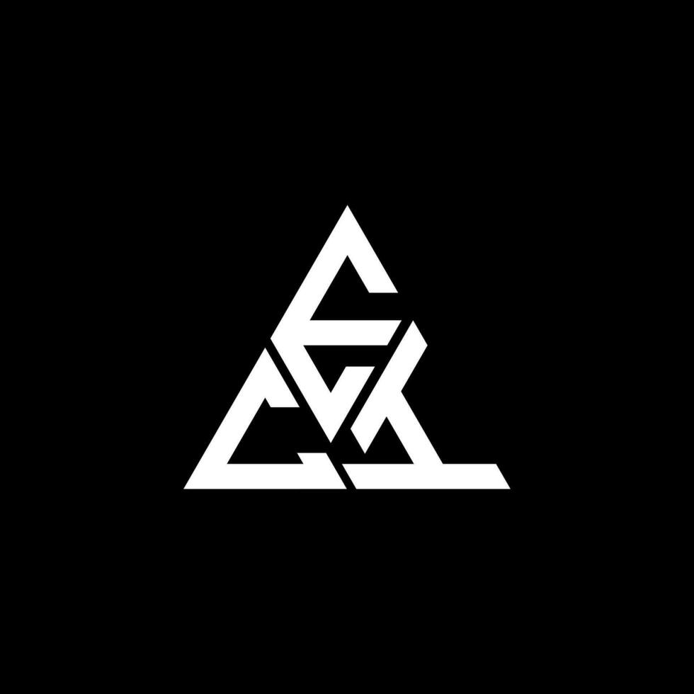 Eci Letter Logo Creative Design With Vector Graphic Eci Simple And Modern Logo Eci Luxurious
