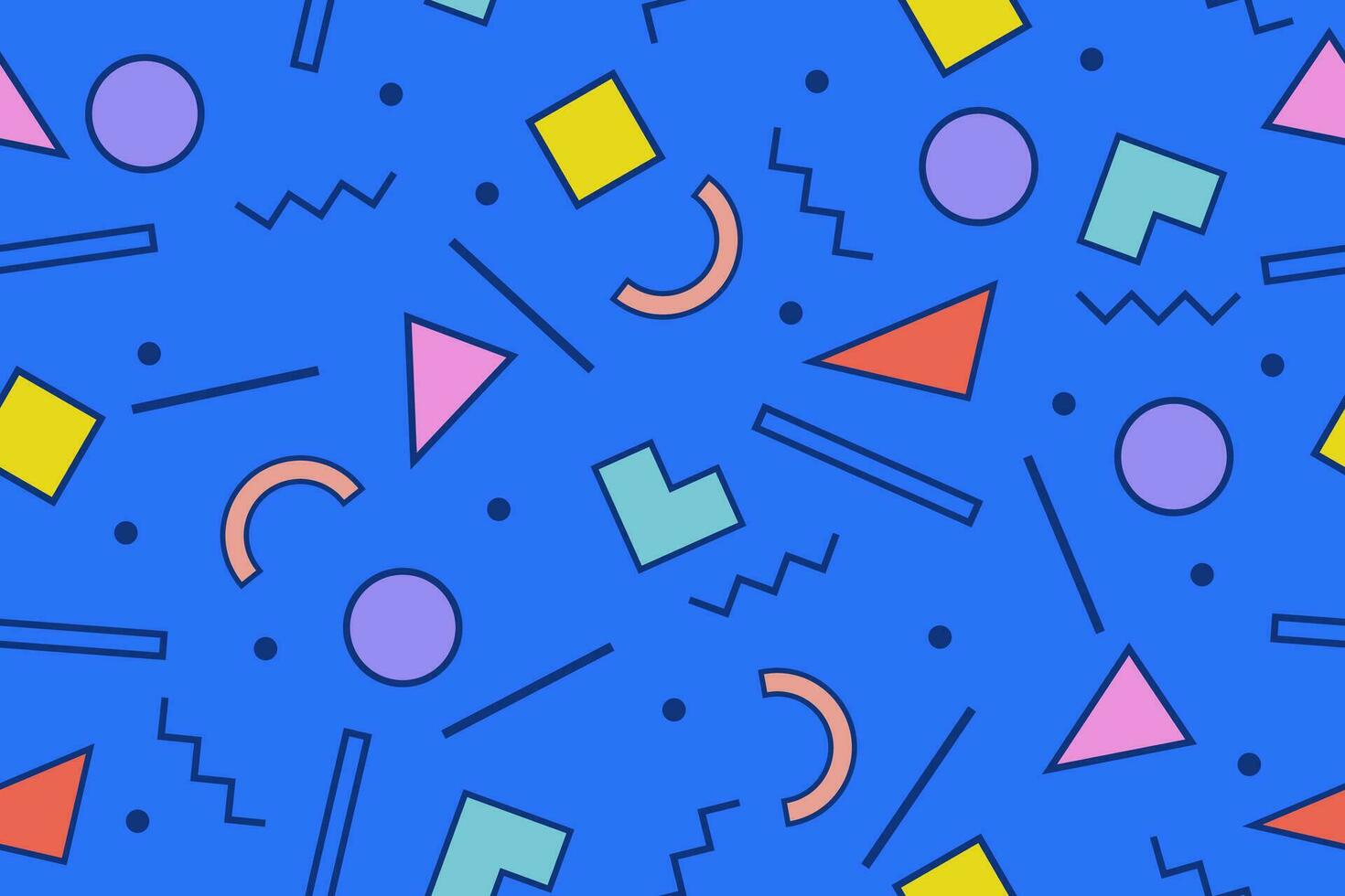 90s seamless pattern colourful memphis style retro background or retro ... 90s seamless pattern colourful memphis style retro background or retro ...