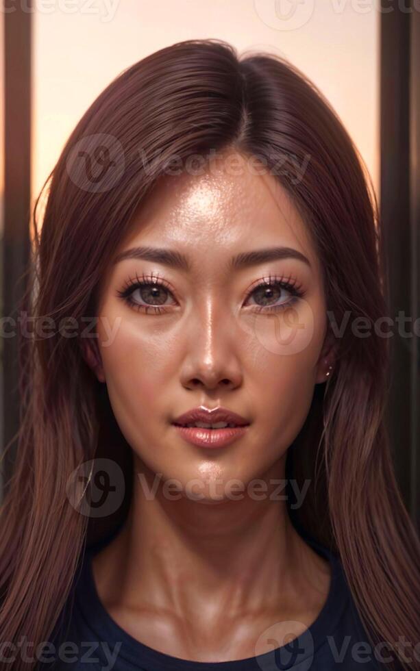 beautiful healthy asian woman at the gym, generative AI 26301930 Stock Photo at Vecteezy