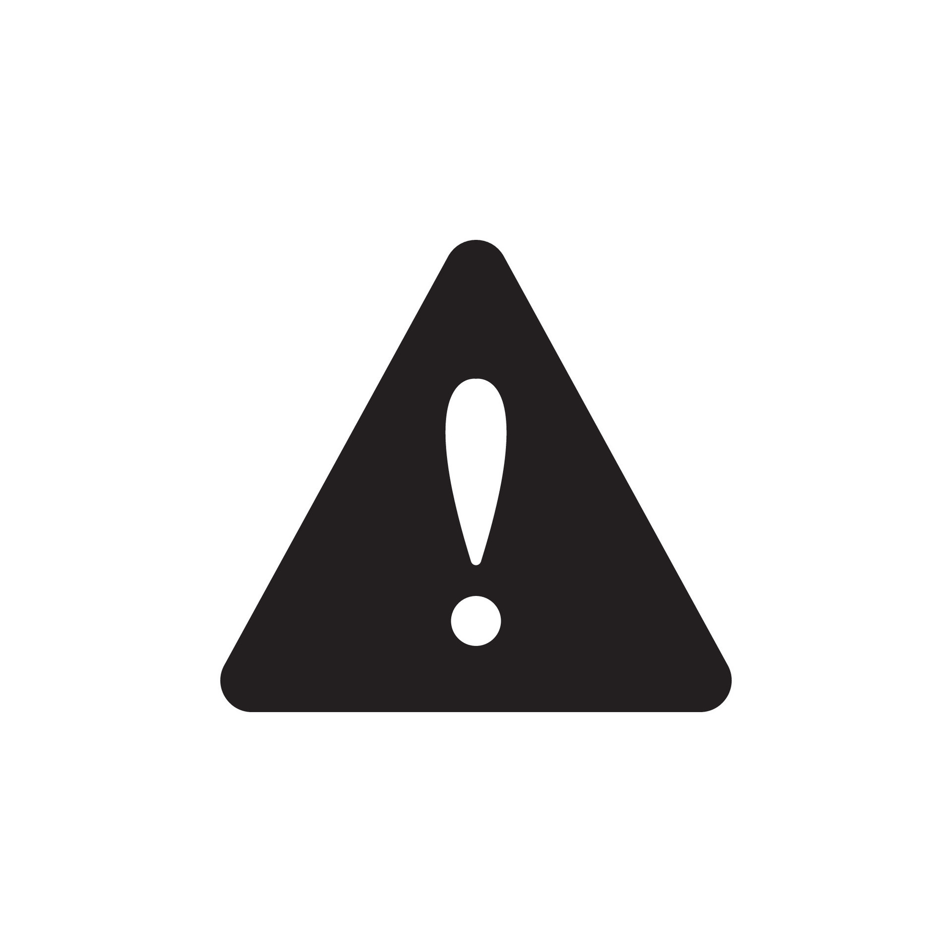 Warning Vector Icon Attention Symbol In Modern Design Style For Web Site And Mobile App