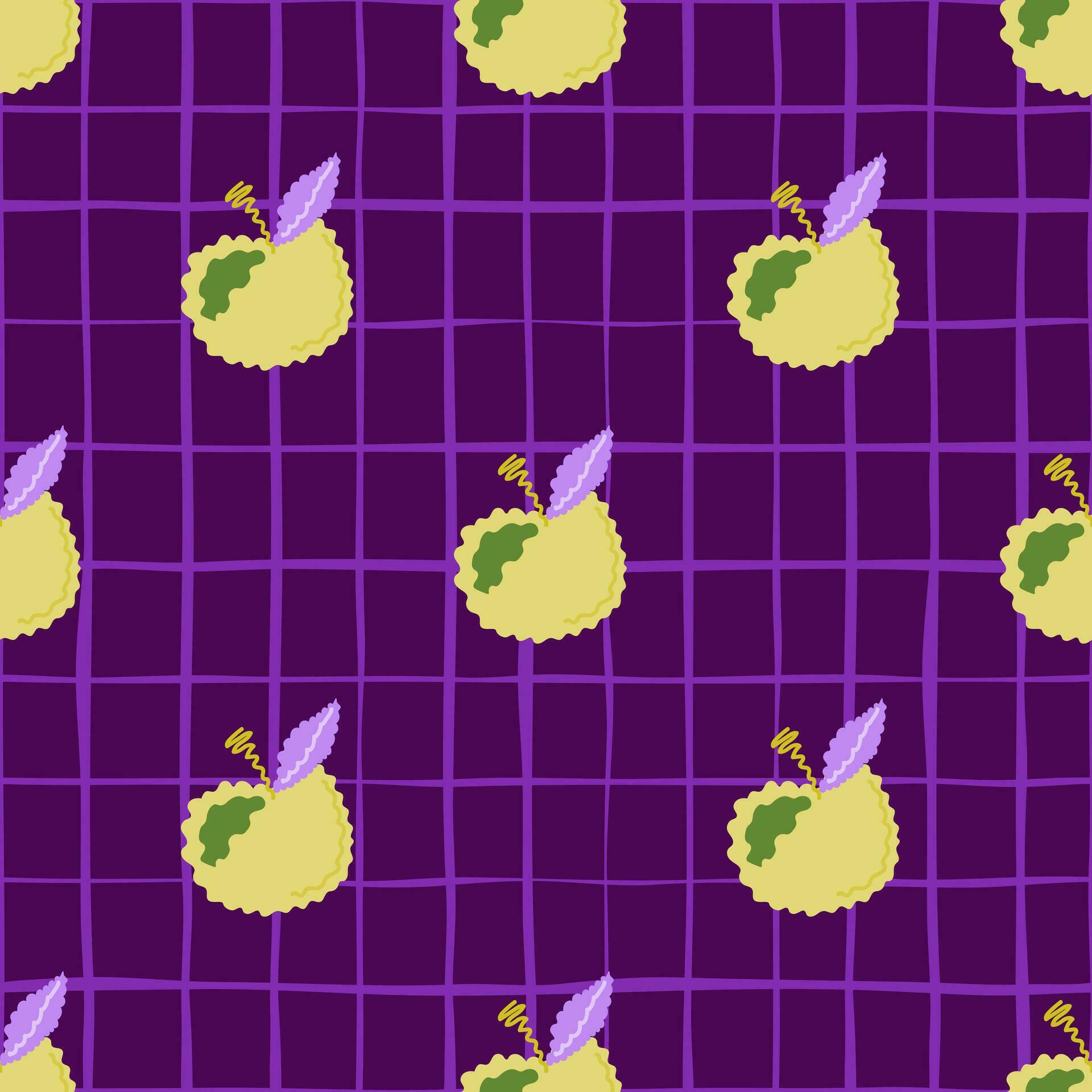 Abstract Apple Fruits Seamless Pattern Fruit Ornament 26302385 Vector