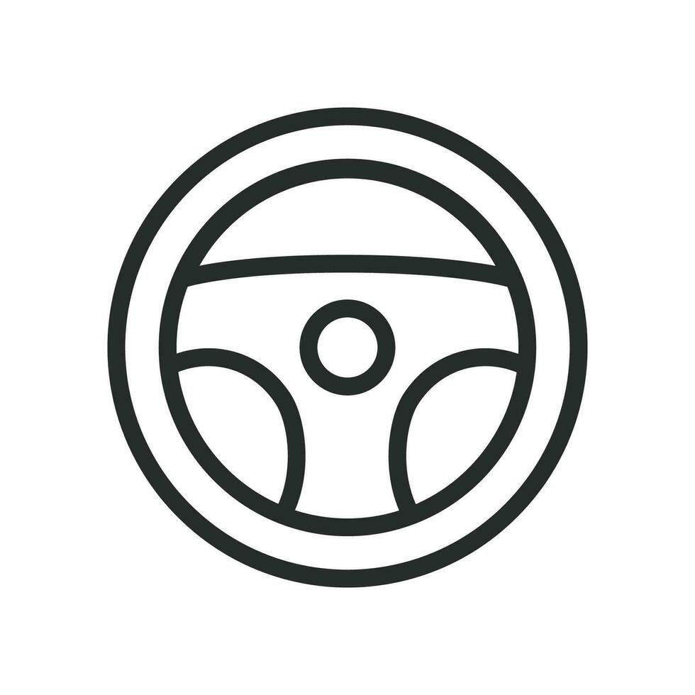 steering wheel icon vector design illustration automotive concept ...
