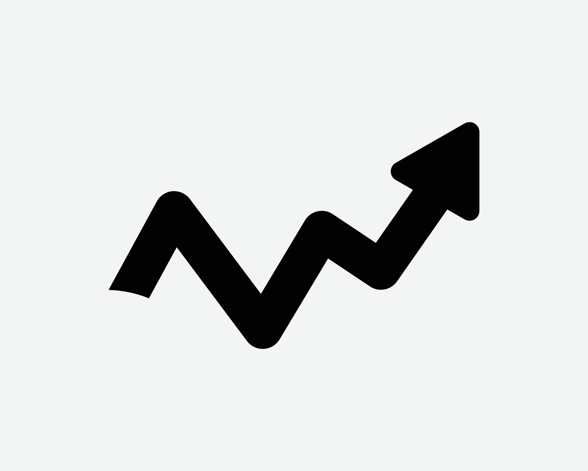 Stock Chart Arrow Line Icon. Growth Profit Market Economy Up Grow ... Stock Chart Arrow Line Icon. Growth Profit Market Economy Up Grow ...