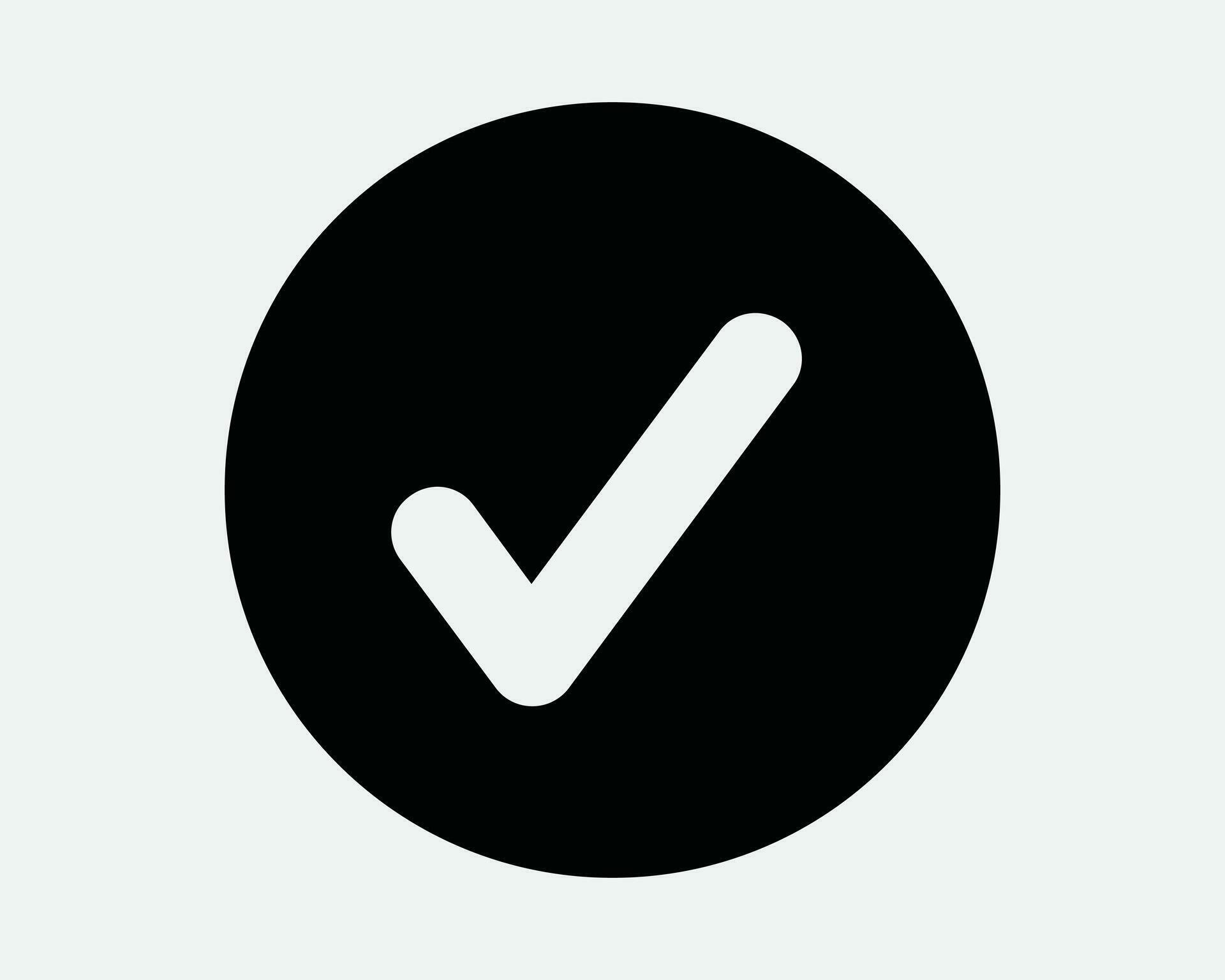 Checkmark Round Icon. Tick Approve Confirm Vote Verified Positive ... Checkmark Round Icon. Tick Approve Confirm Vote Verified Positive ...