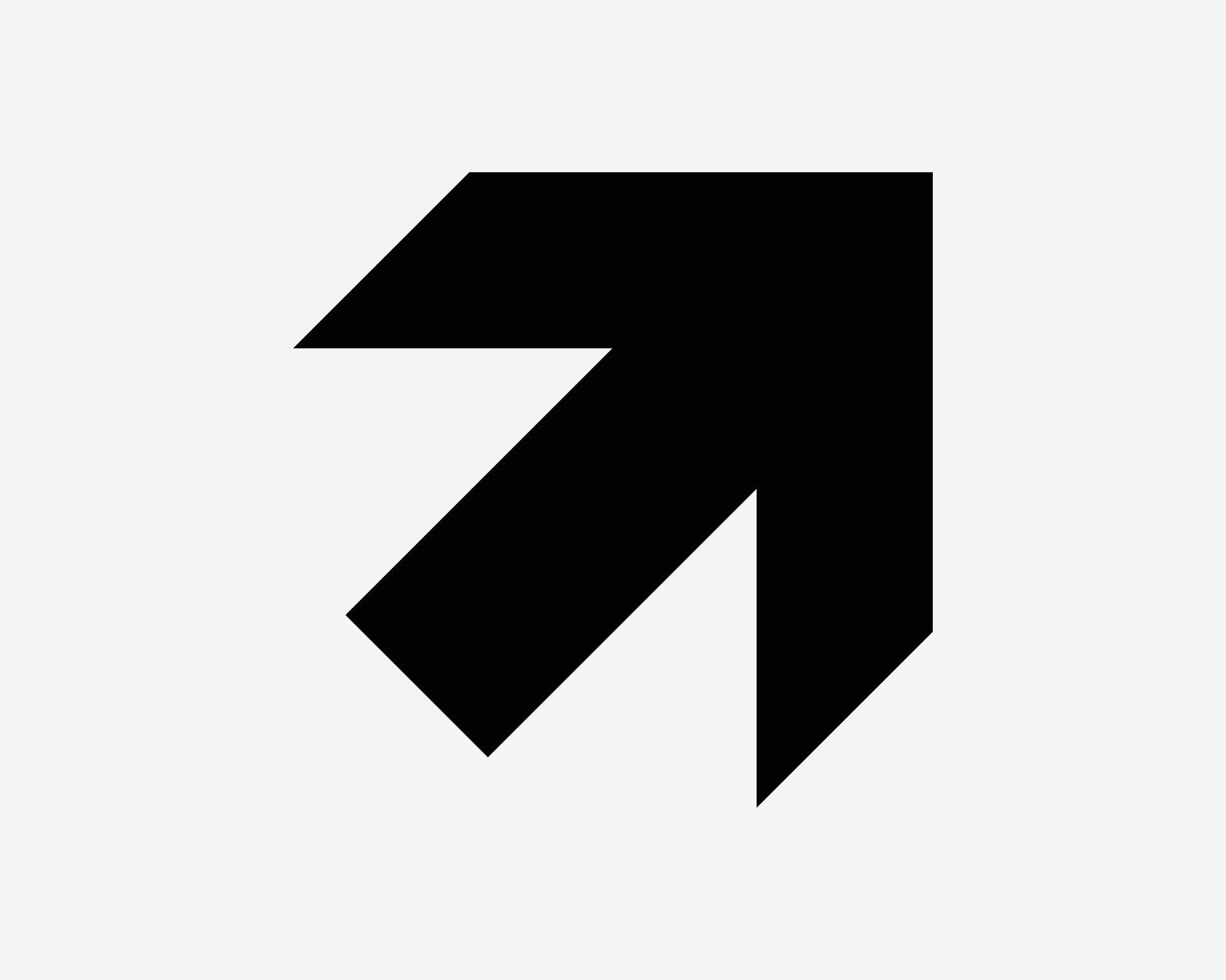 Top Right Arrow Pointing Point Direction Navigation Exit Black White