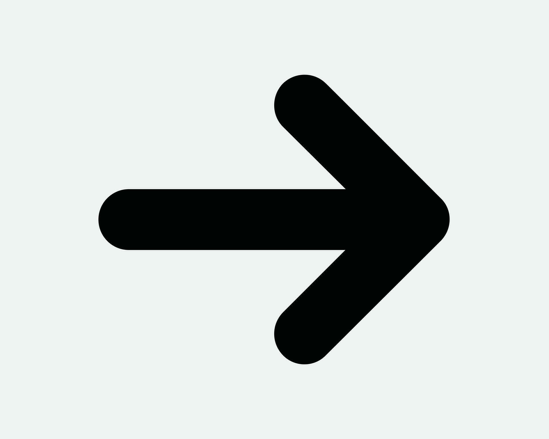 Right Arrow Icon Next Skip Forward Point Pointer Navigation Direction