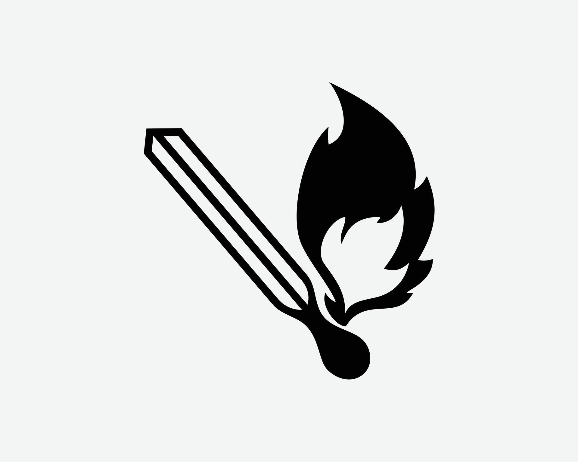 Burning Matchstick Light Match Stick Fire Flame Burn Black White ... Burning Matchstick Light Match Stick Fire Flame Burn Black White ...