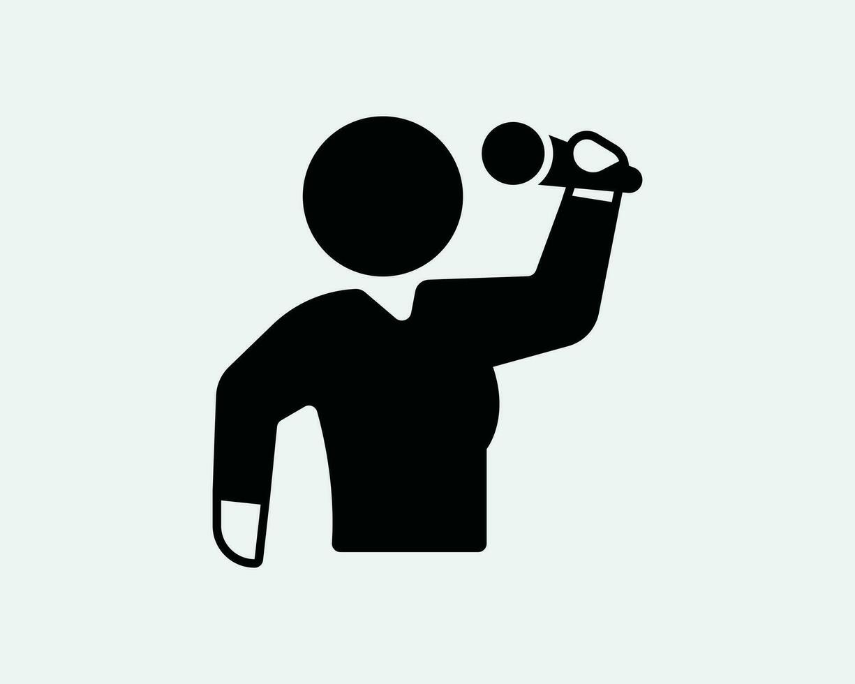 Cantando Clipart En Blanco Y Negro