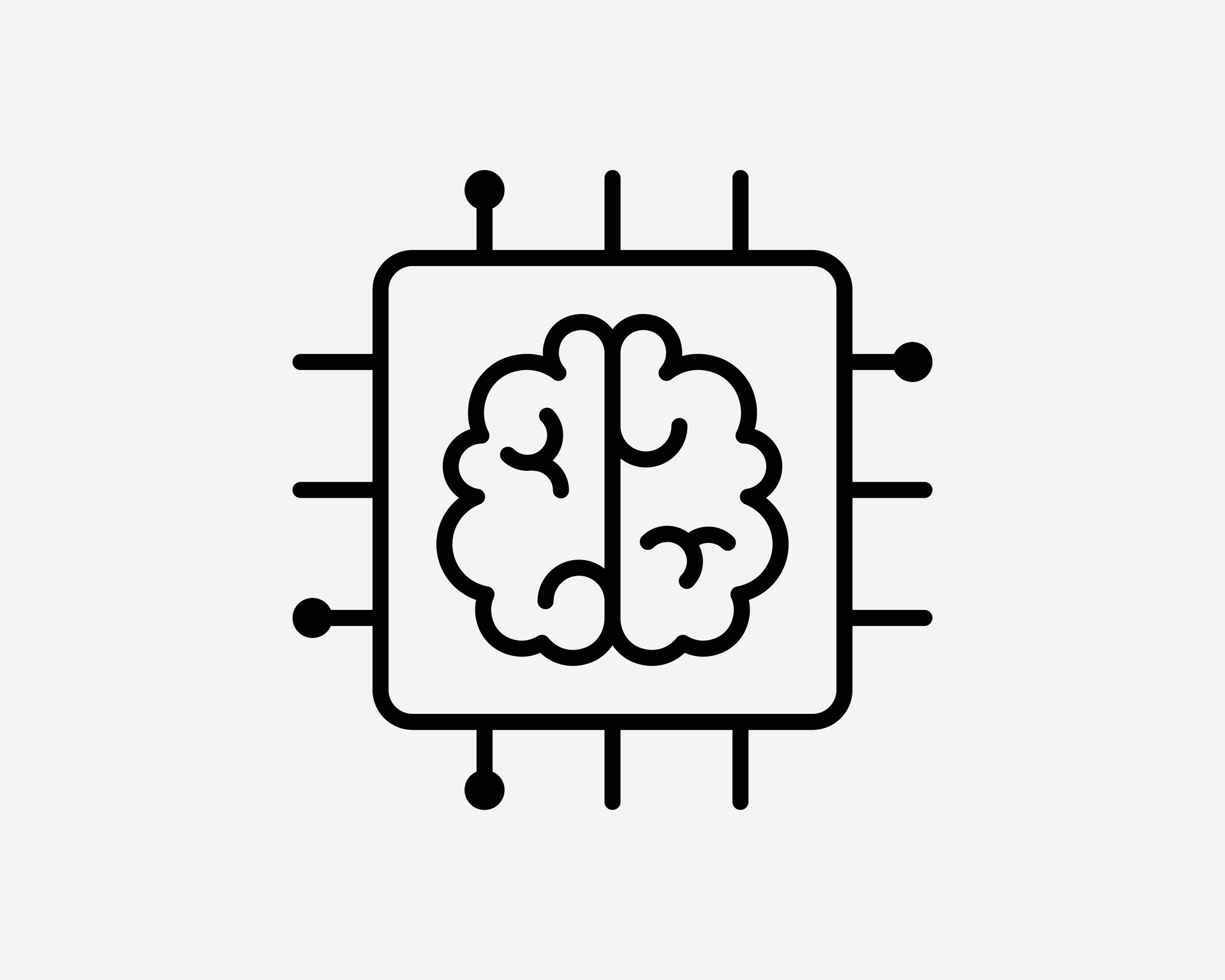 Computer Brain Icon