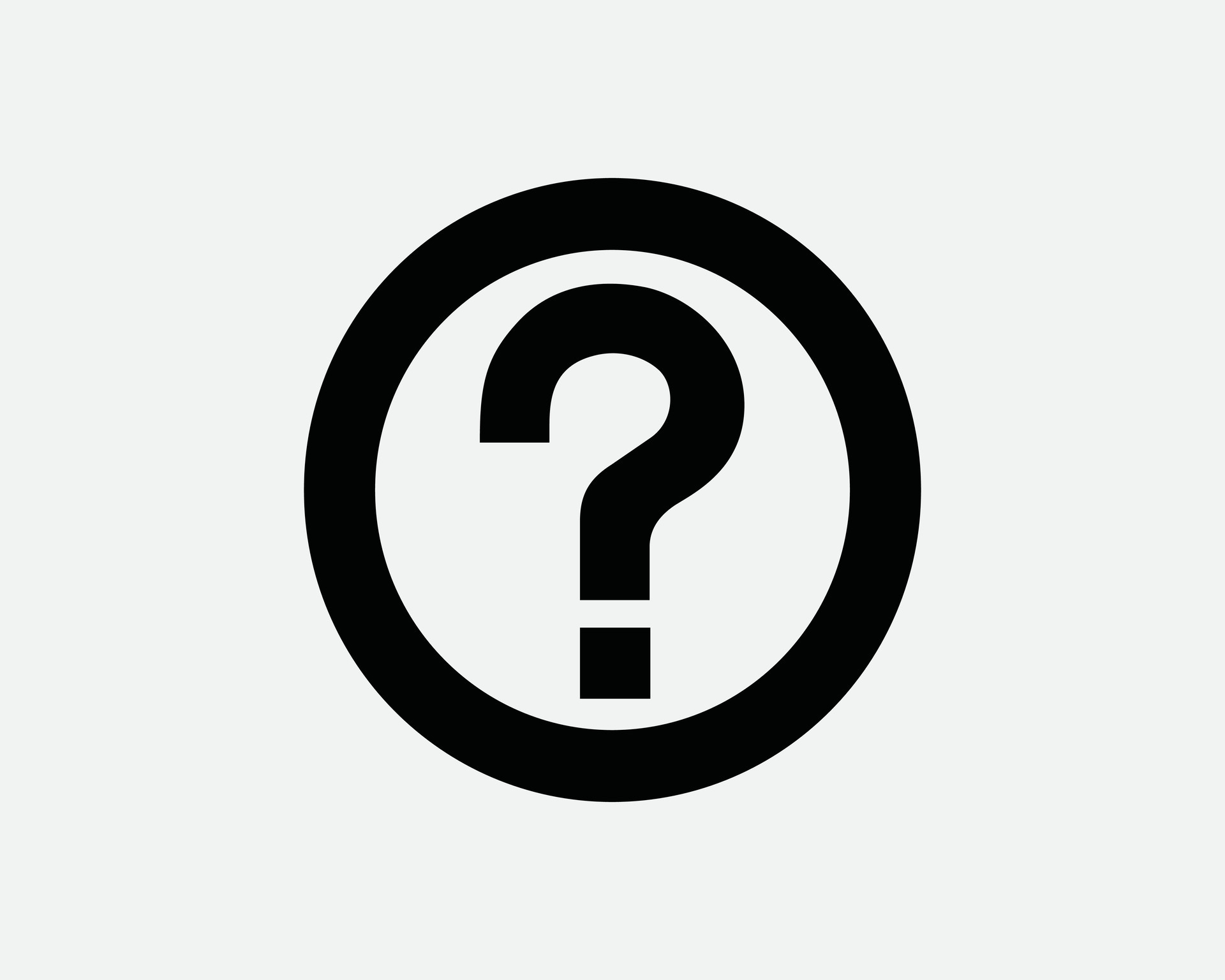 Question Mark Icon Round Circle Faq Help Problem Query Information