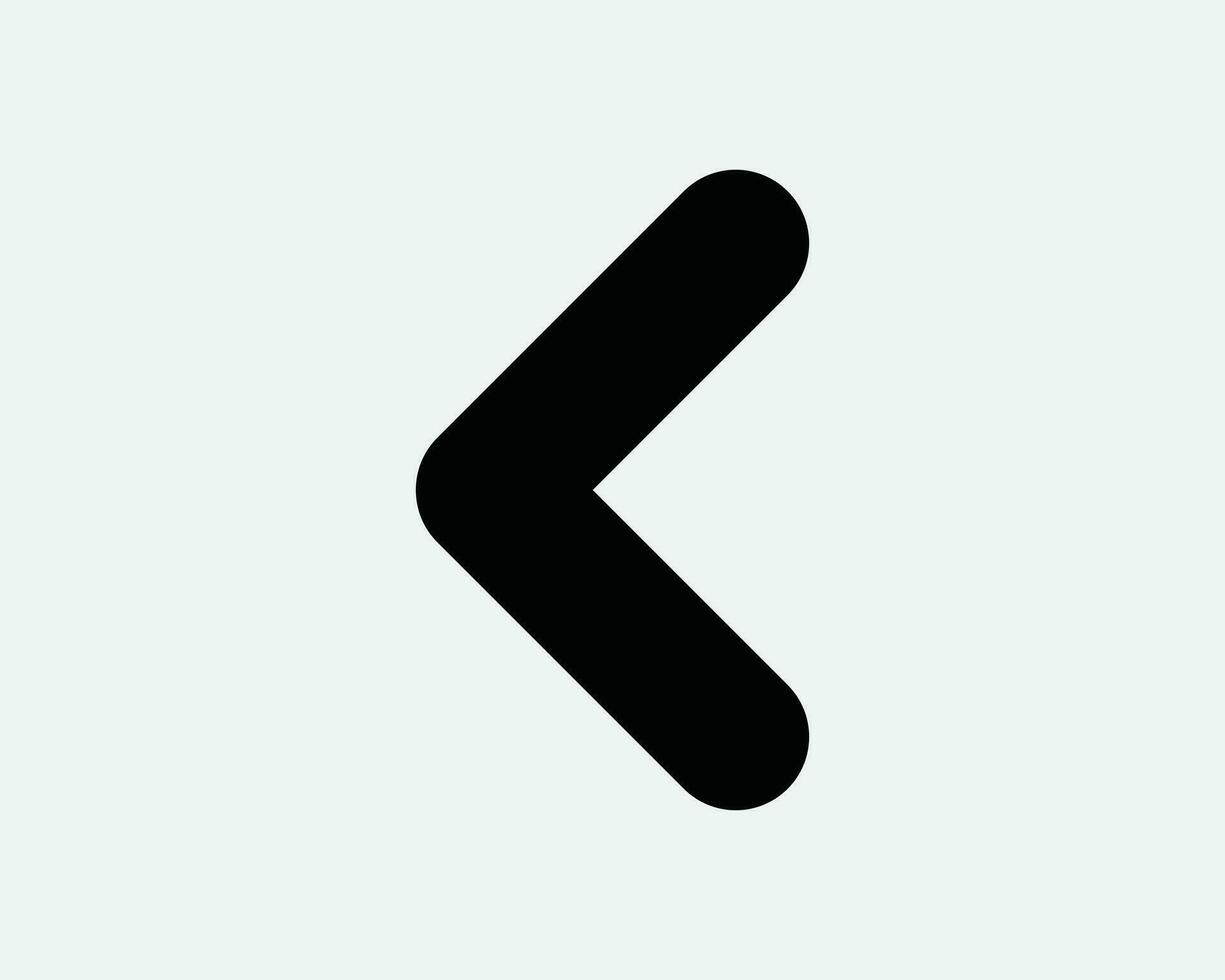 Left Arrow Icon. Previous Back Point Pointer Navigation Direction Before Sign. Less Than Lesser ...
