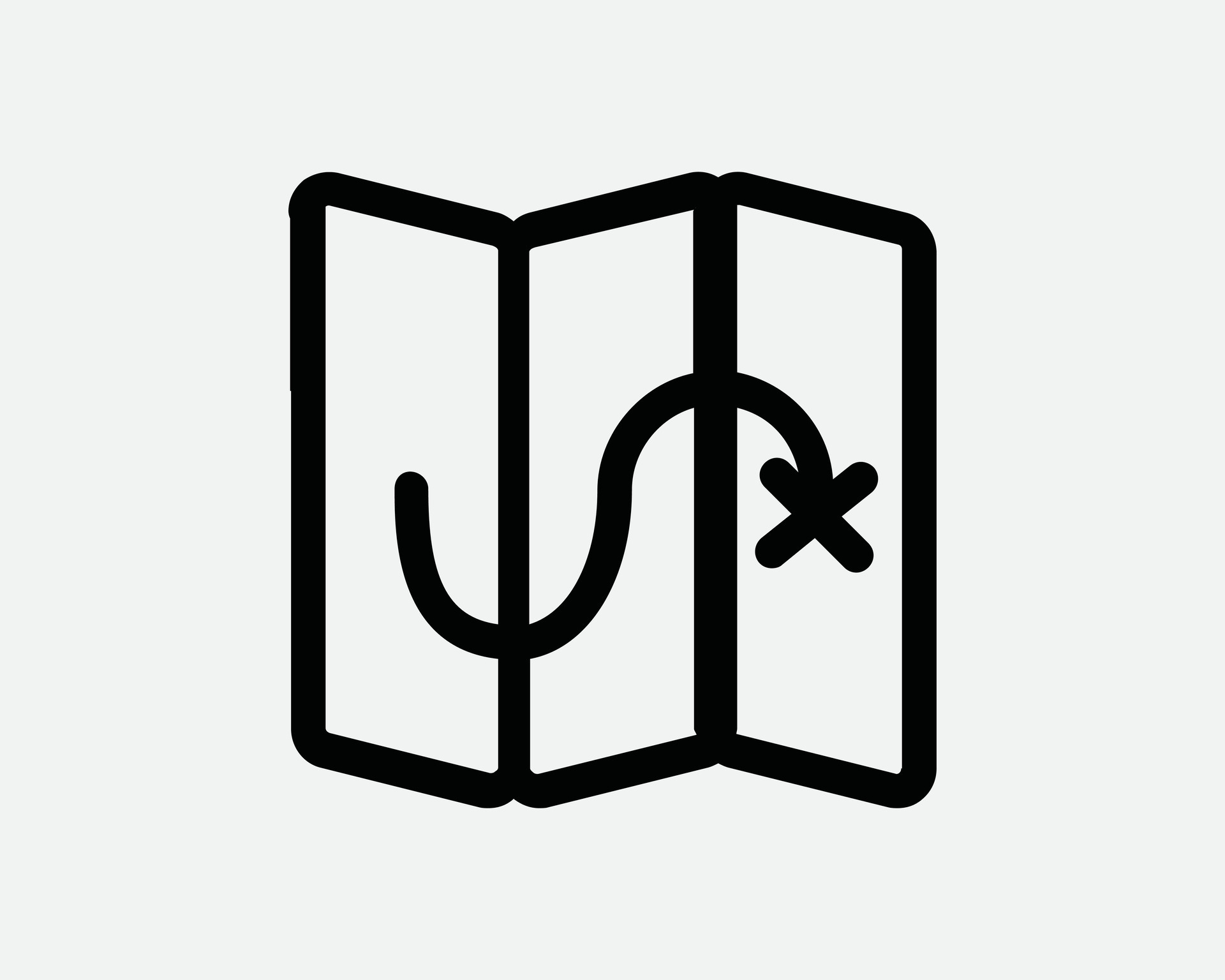 Map Line Icon Direction Navigation Marker Path Route Travel Discovery