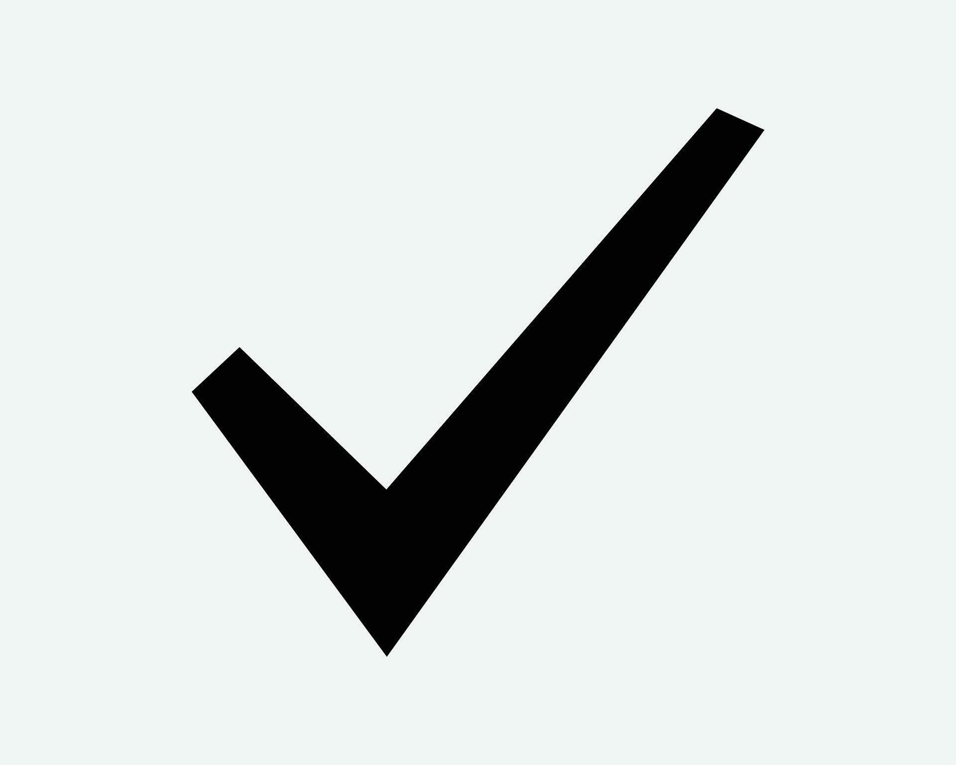 Tick Check Mark Icon. Checkmark Correct Yes Ok Vote Choice Verify Positive Success Sign Symbol ...