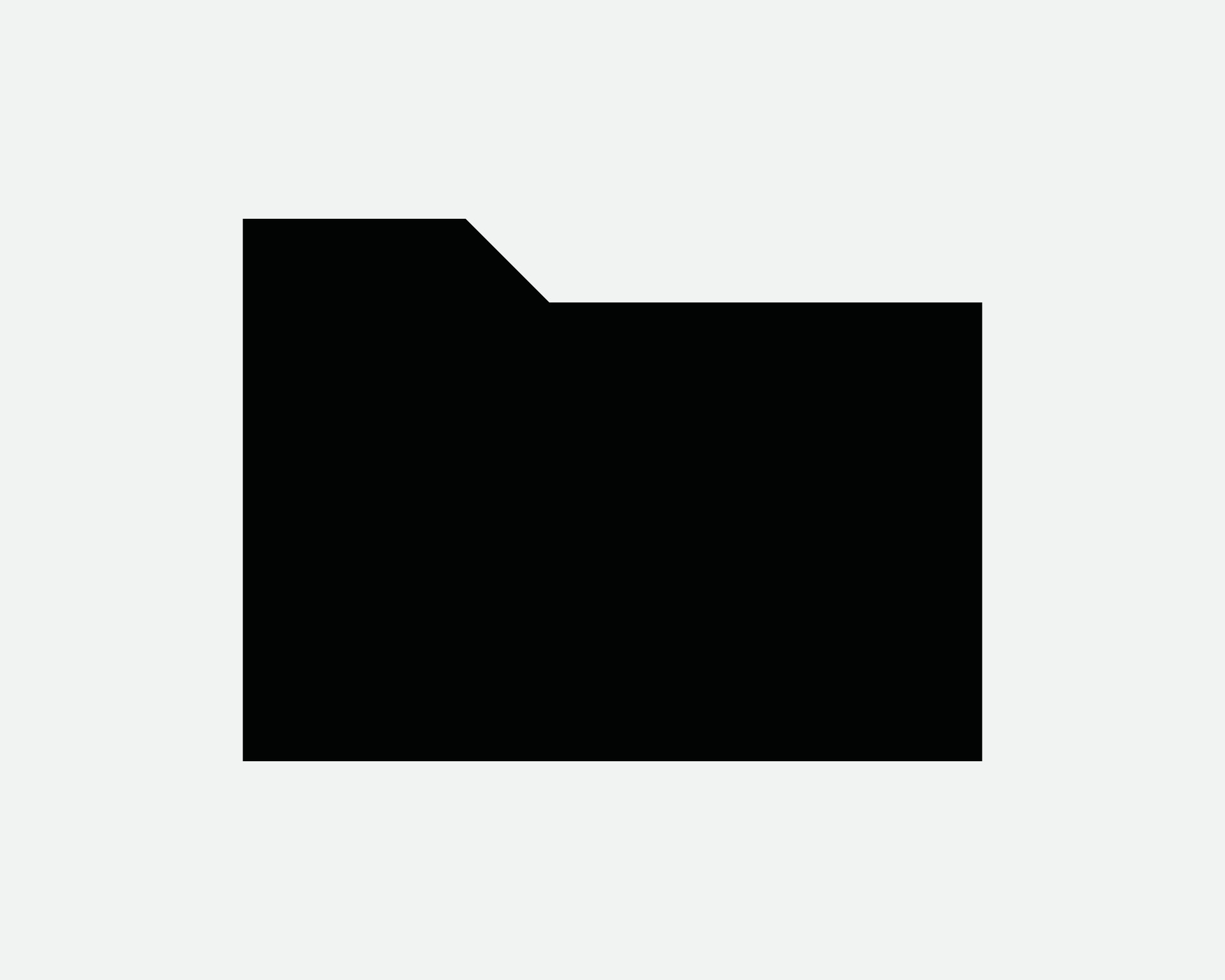 Folder Icon File Document Archive Storage Data Computer Organize Black