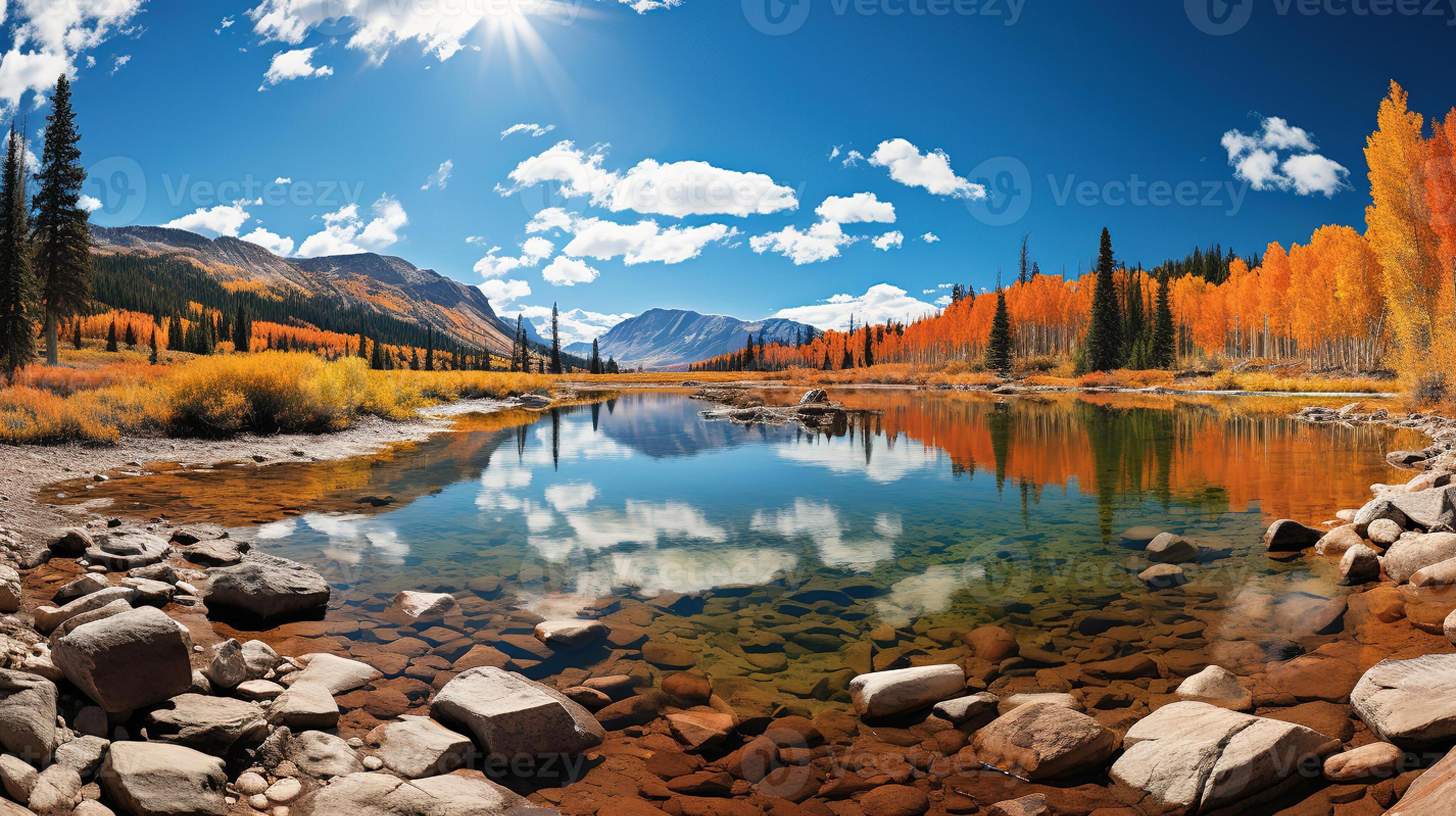 Lost Lake - Golden Autumn colors on the Kebler Pass in the Colorado Rocky Mountains. 26306941 ...