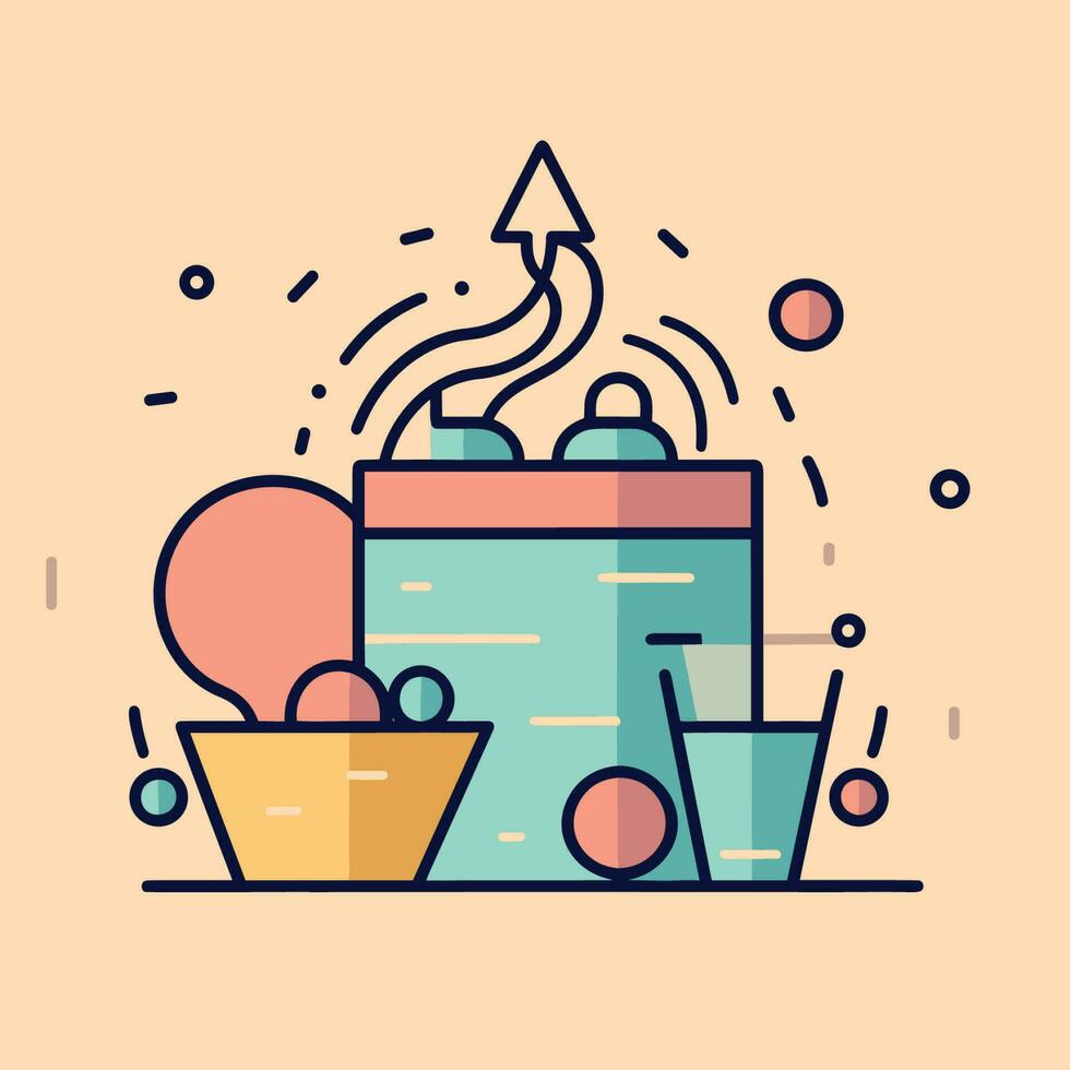 Vector Of A Heart Shaped Box And Bowl With Hearts Inside 26309428 Vector Of A Heart Shaped Box And Bowl With Hearts Inside 26309428