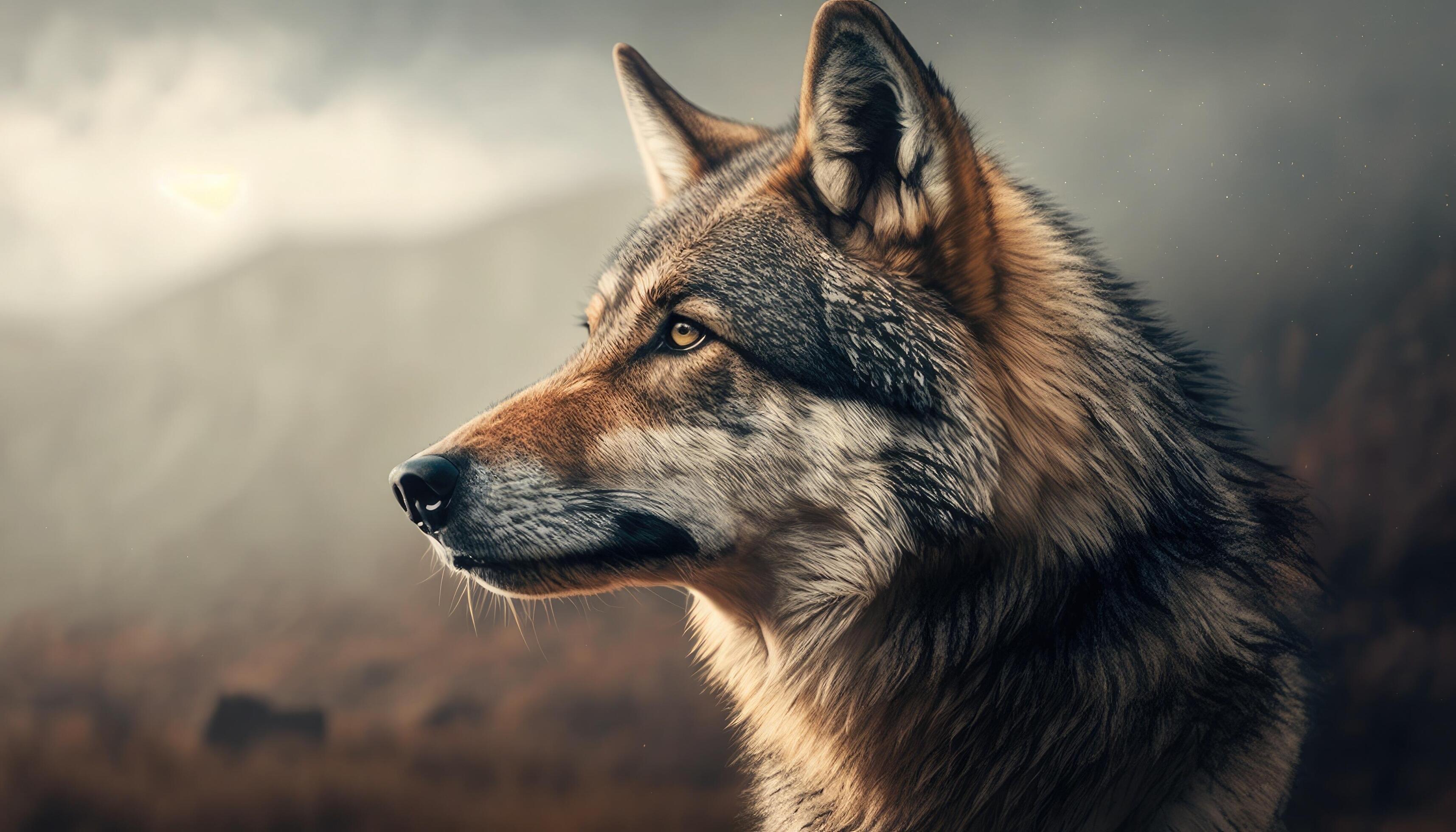 Untamed wolves, aesthetic 26312468 Stock Photo at Vecteezy