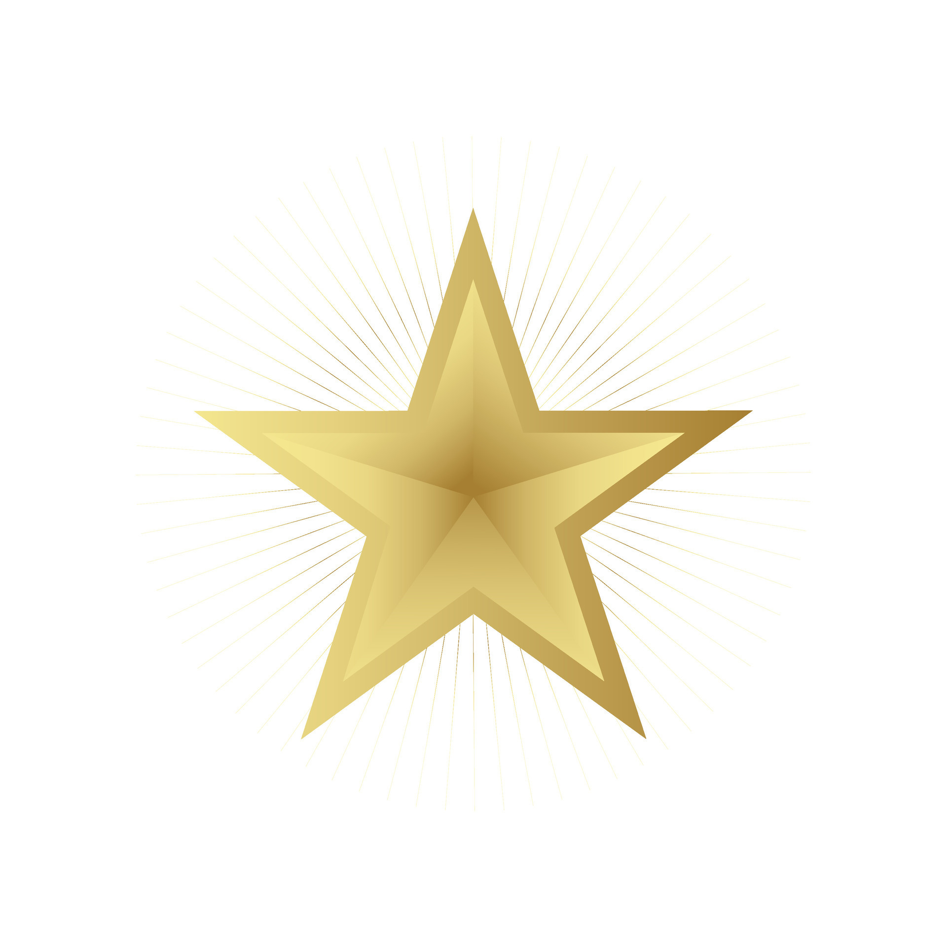 sparkling gold star vector image 26314824 Vector Art at Vecteezy