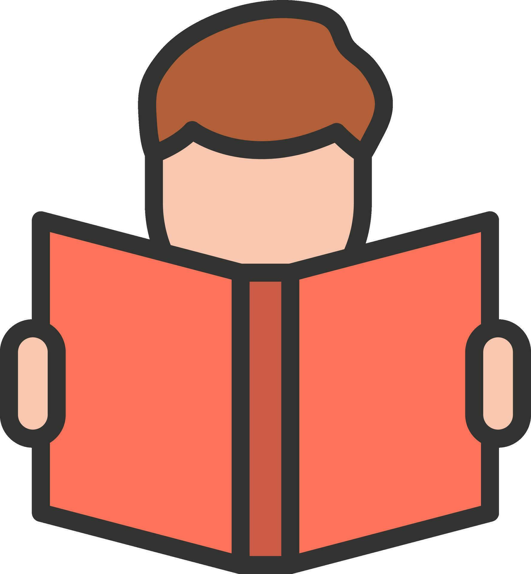 Reading icon vector image. Suitable for mobile apps, web apps and print ...