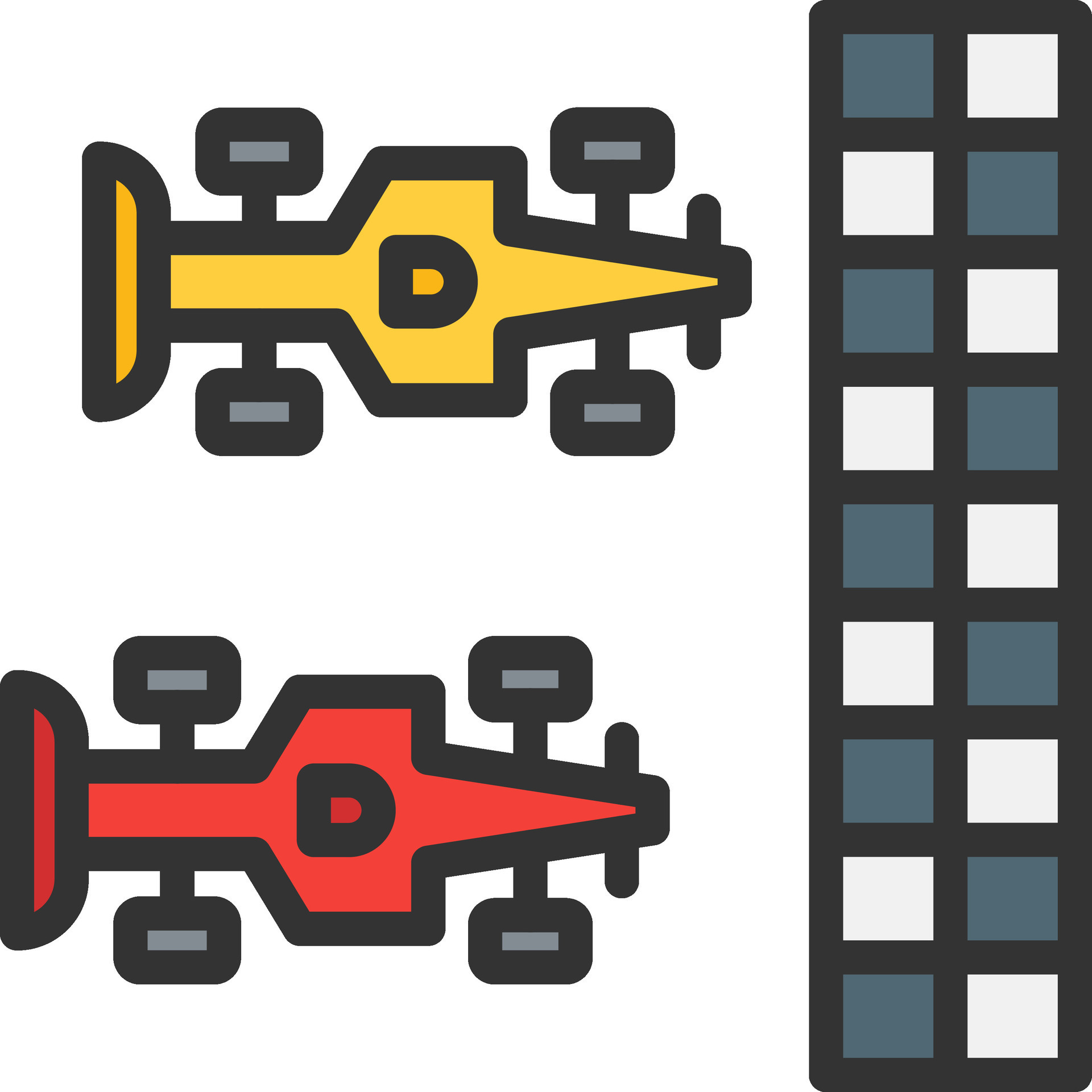 Racing icon vector image. Suitable for mobile apps, web apps and print ...