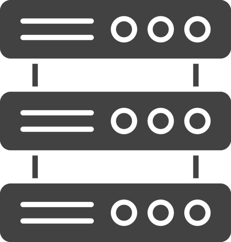 Server Icon Vector Image Suitable For Mobile Apps Web Apps And Print