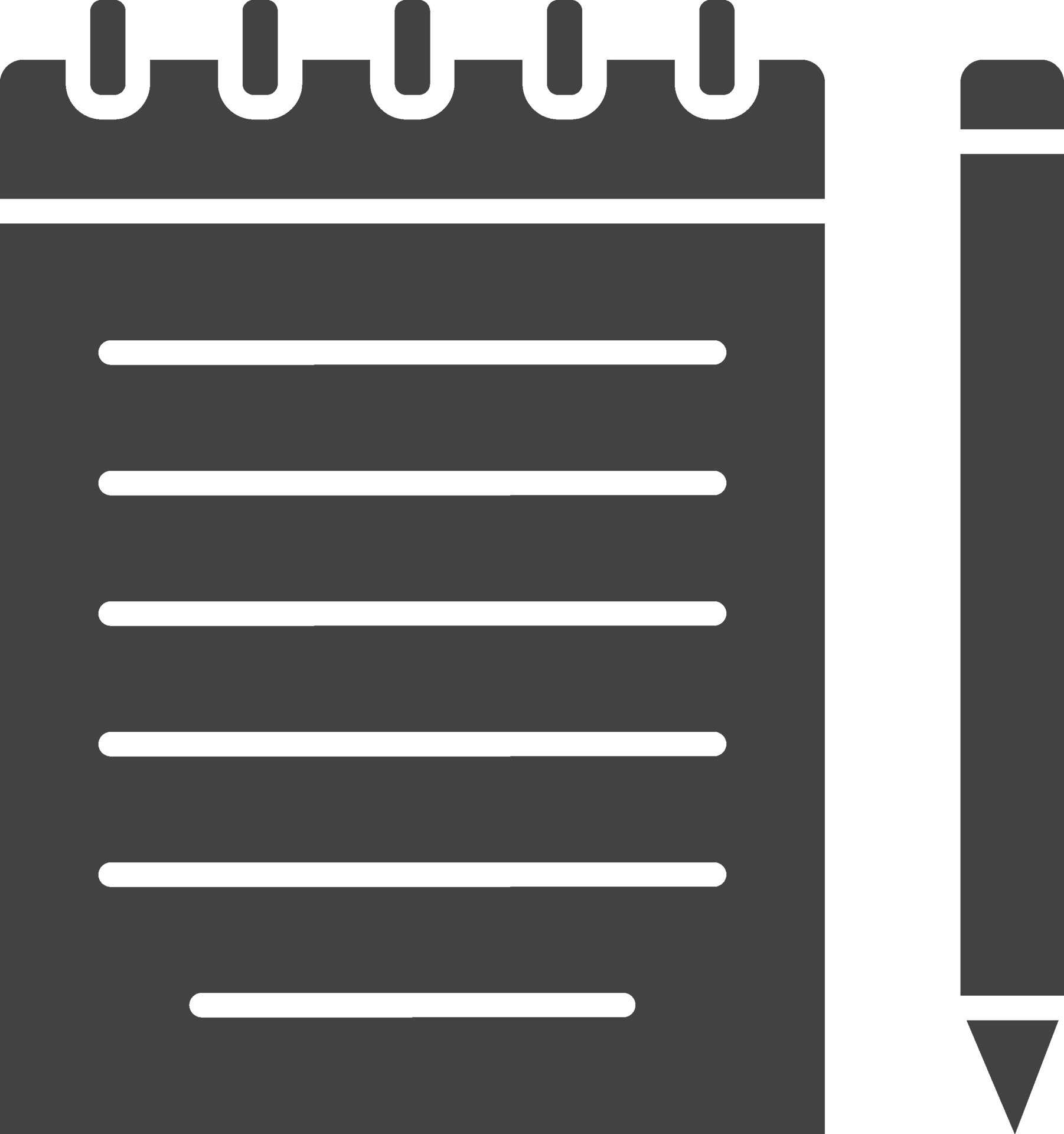 Notepad icon vector image. Suitable for mobile apps, web apps and print ...