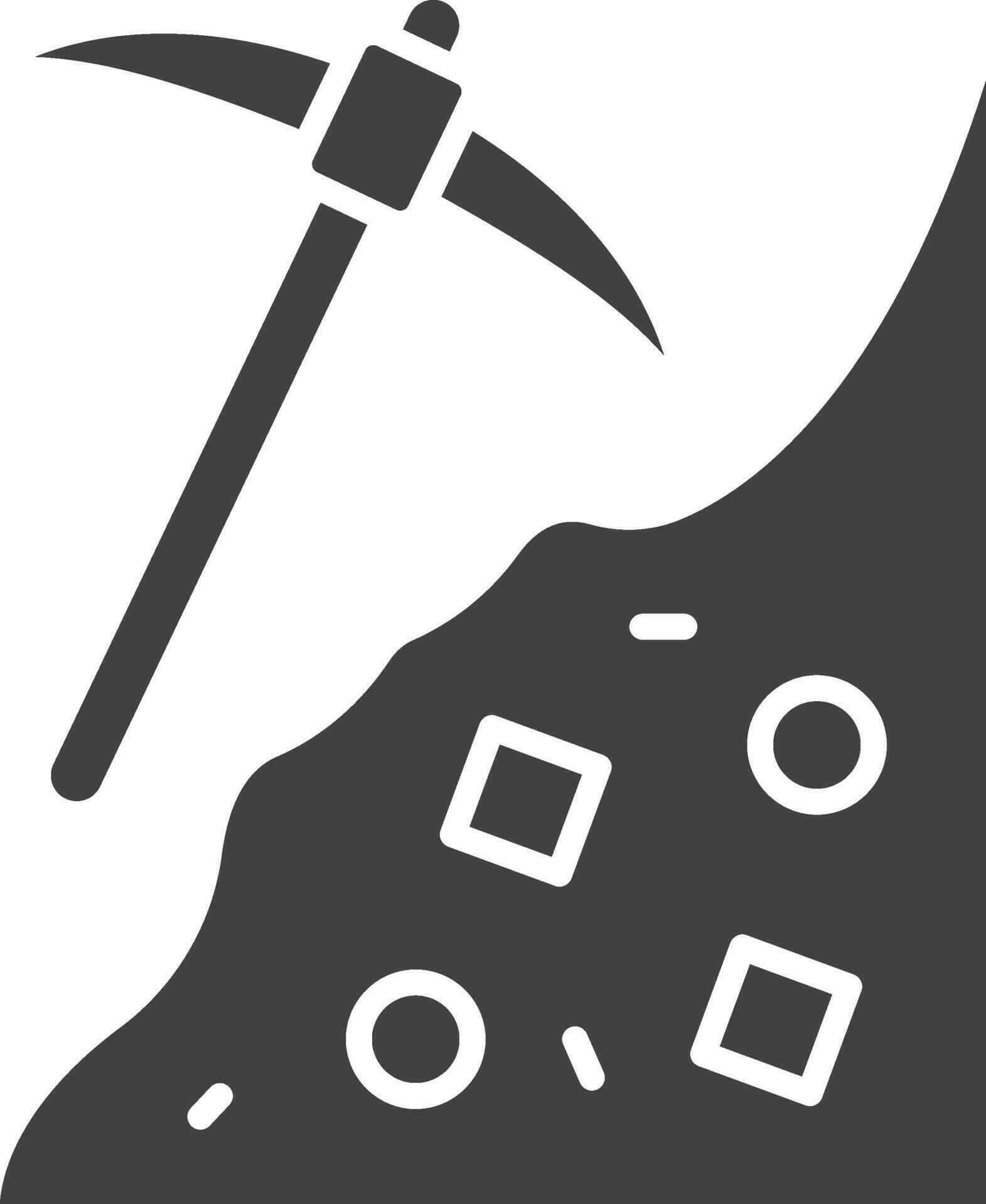 Mining icon vector image. Suitable for mobile apps, web apps and print media. 26318490 Vector ...