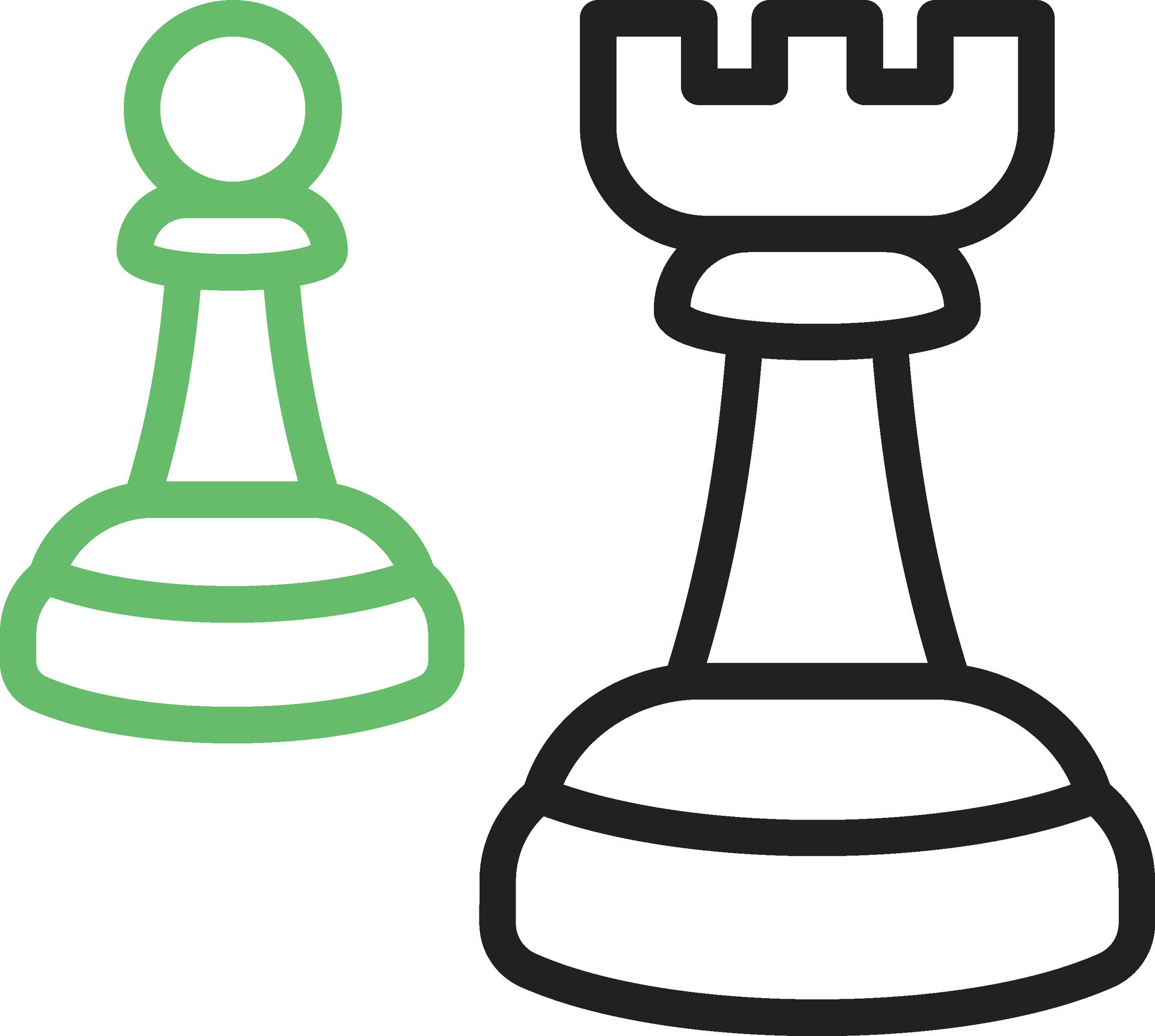Chess icon vector image. Suitable for mobile apps, web apps and print ...