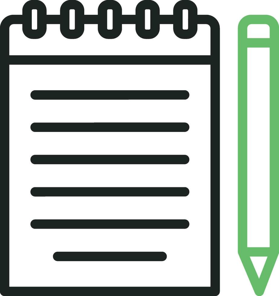 Notepad icon vector image. Suitable for mobile apps, web apps and print ...