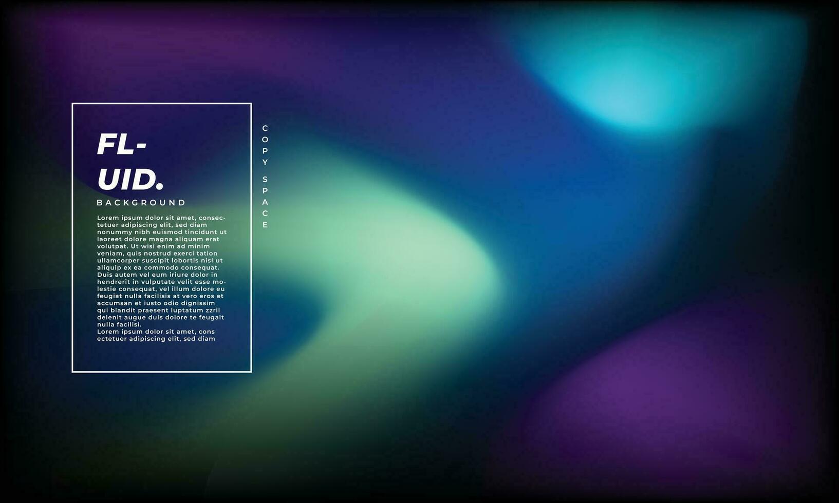 Colorful Fluid Gradient Mesh Background Template Copy Space Dynamic Colour Gradation Poster Or