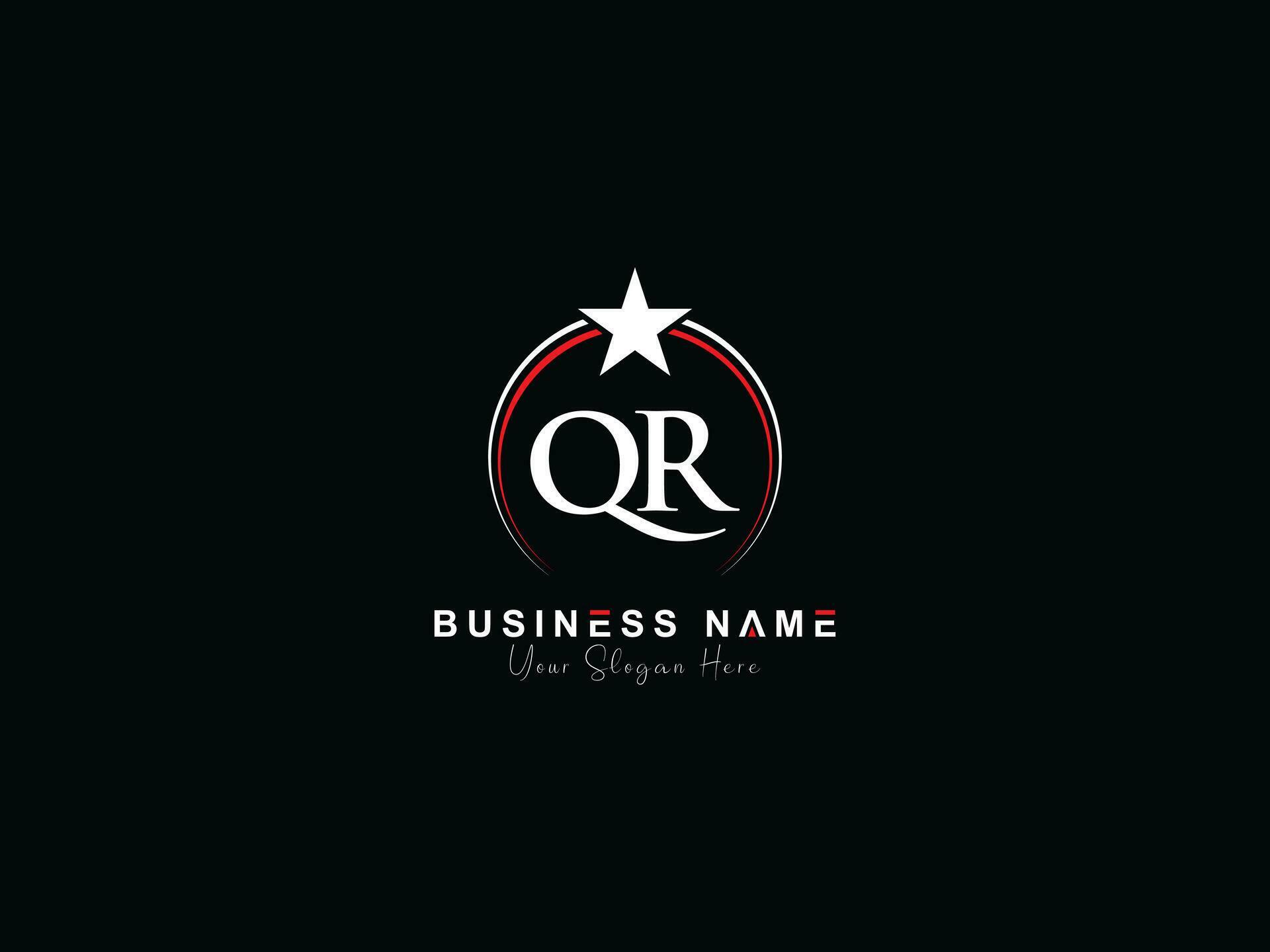 Premium Royal Star Qr Logo Vector Unique Circle Qr Logo Letter Vector Image 26320714 Vector Art