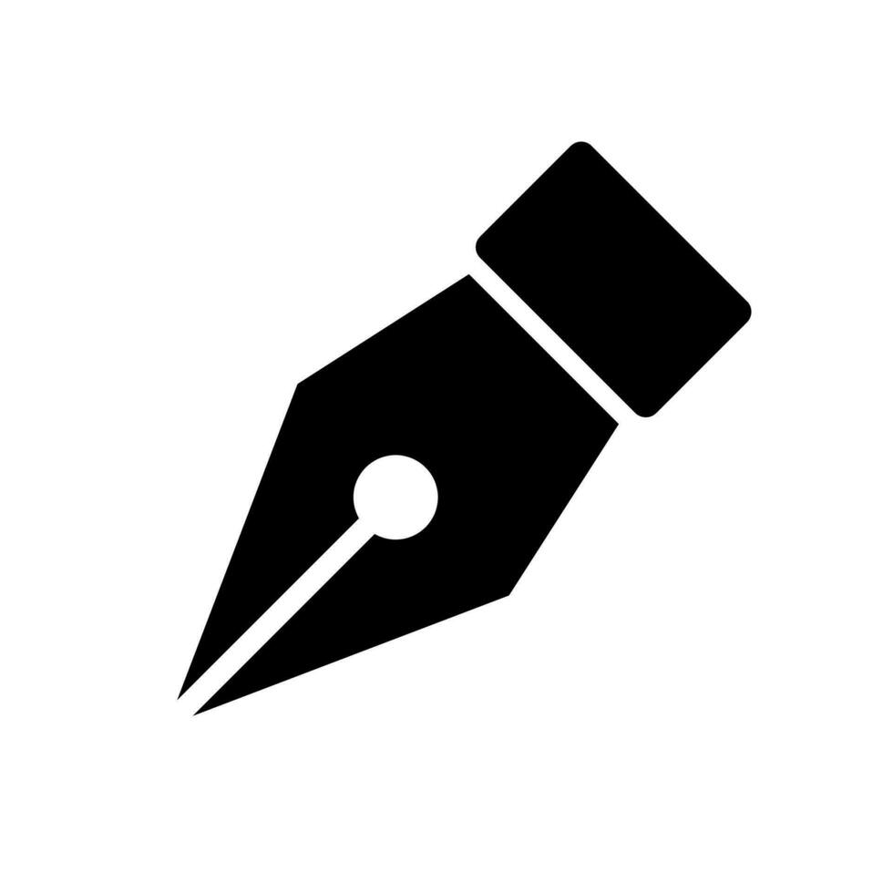 Pen nib icon. Fountain pen. Vector. 26322738 Vector Art at Vecteezy Pen nib icon. Fountain pen. Vector. 26322738 Vector Art at Vecteezy