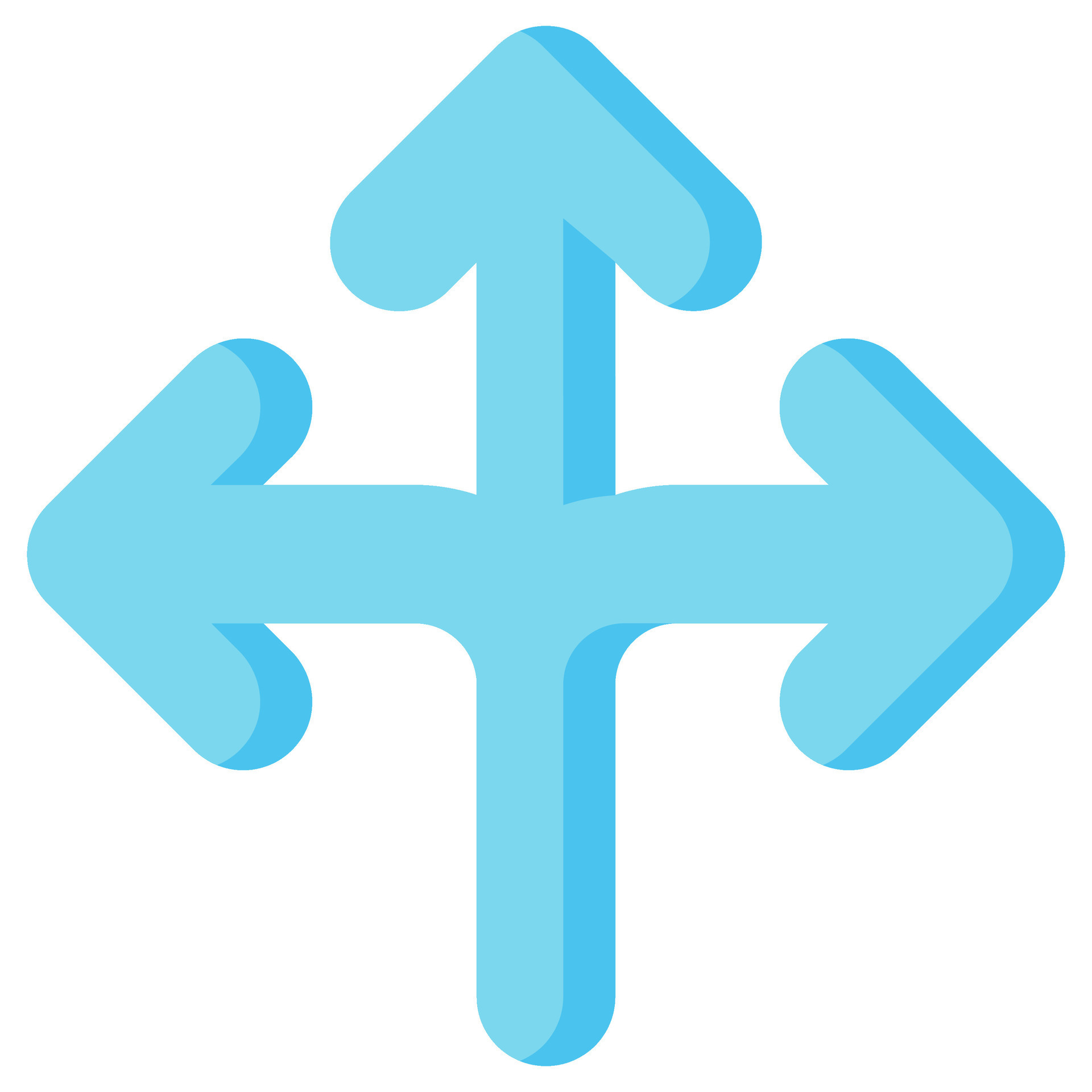 multiple split arrow vector flat icon 26322892 Vector Art at Vecteezy