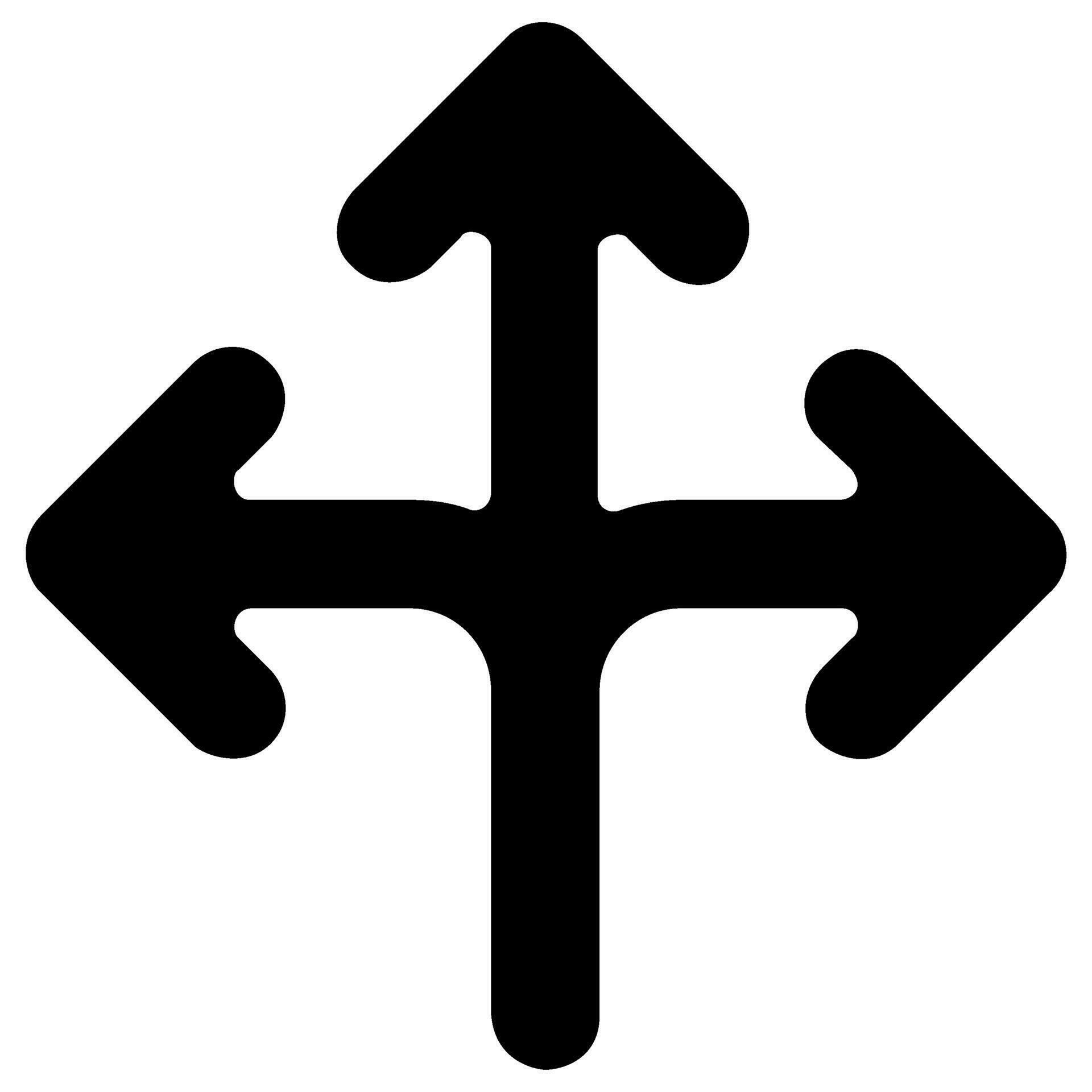 multiple split arrow vector icon 26322952 Vector Art at Vecteezy