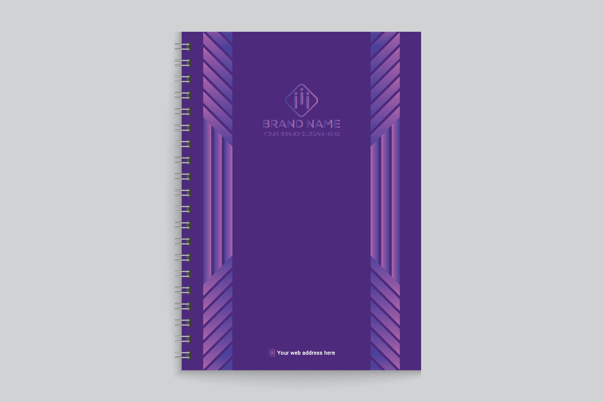 Simple notebook cover template 26324454 Vector Art at Vecteezy