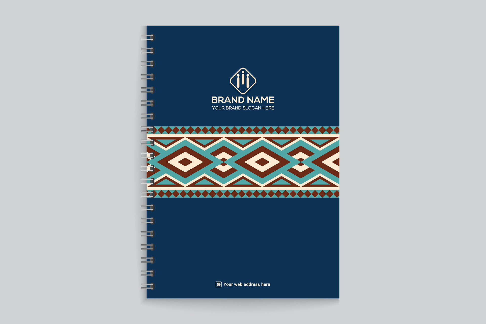 notebook cover design with blue color 26324456 Vector Art at Vecteezy