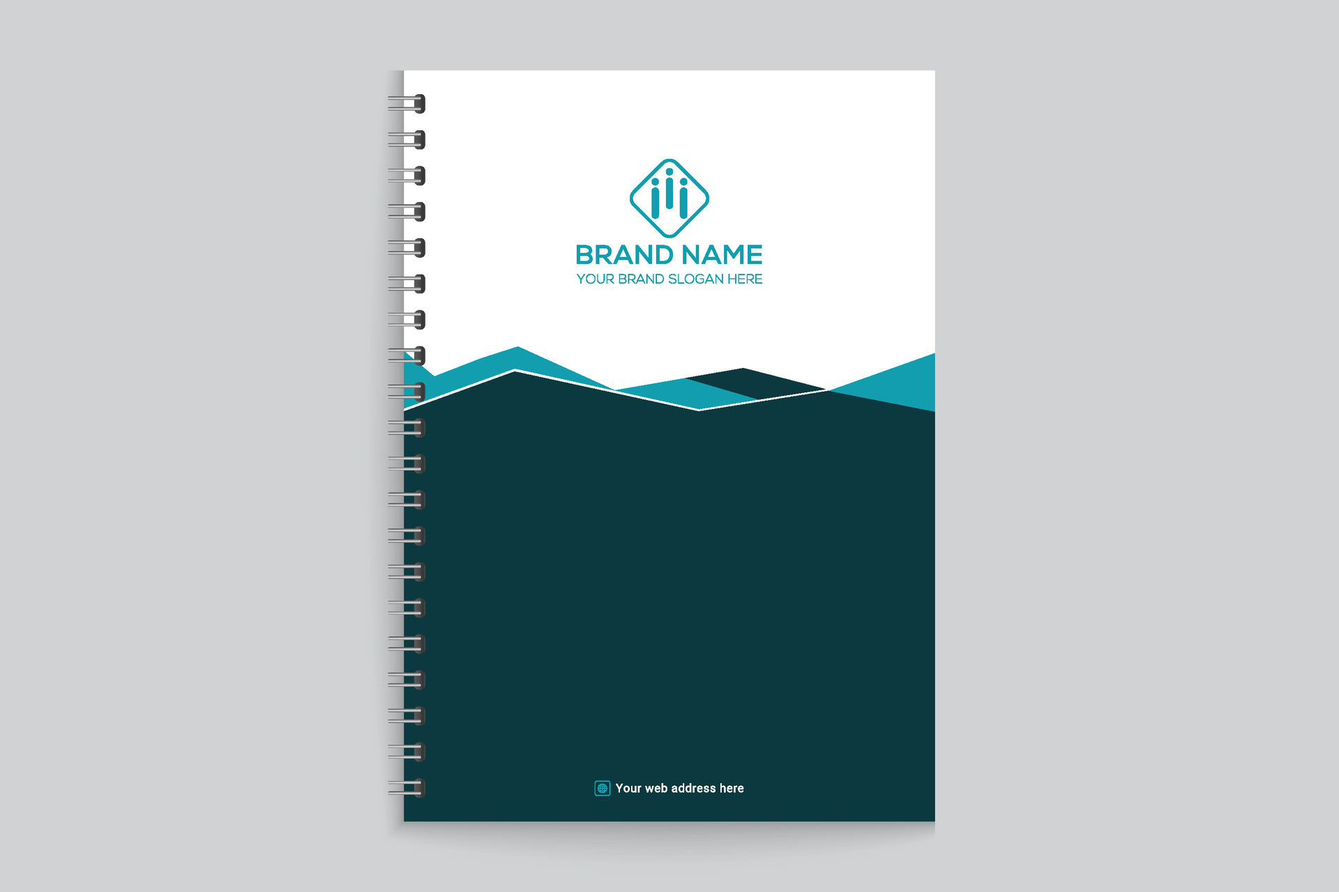 Simple notebook cover template 26324500 Vector Art at Vecteezy