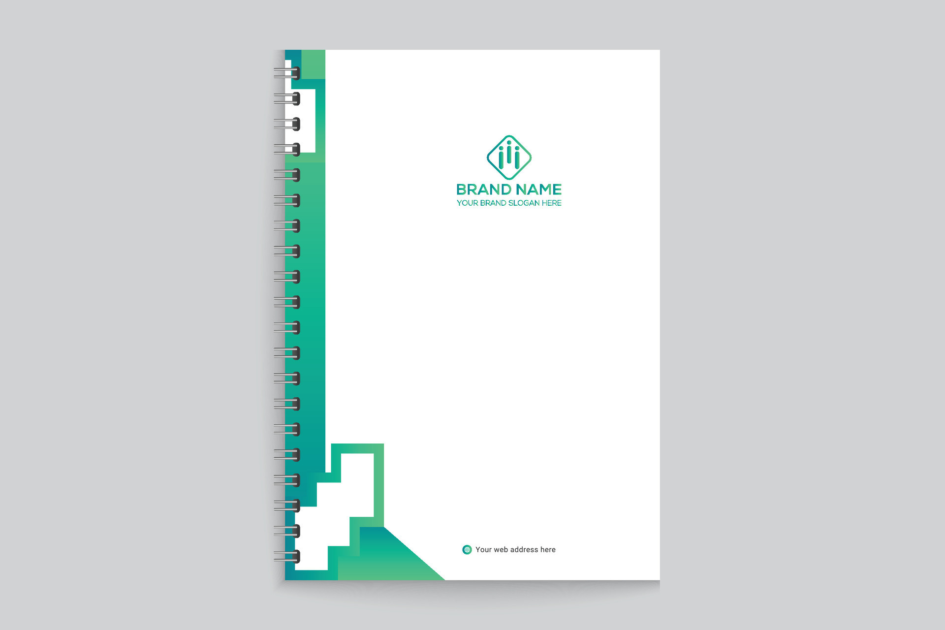 Simple notebook cover template 26324640 Vector Art at Vecteezy