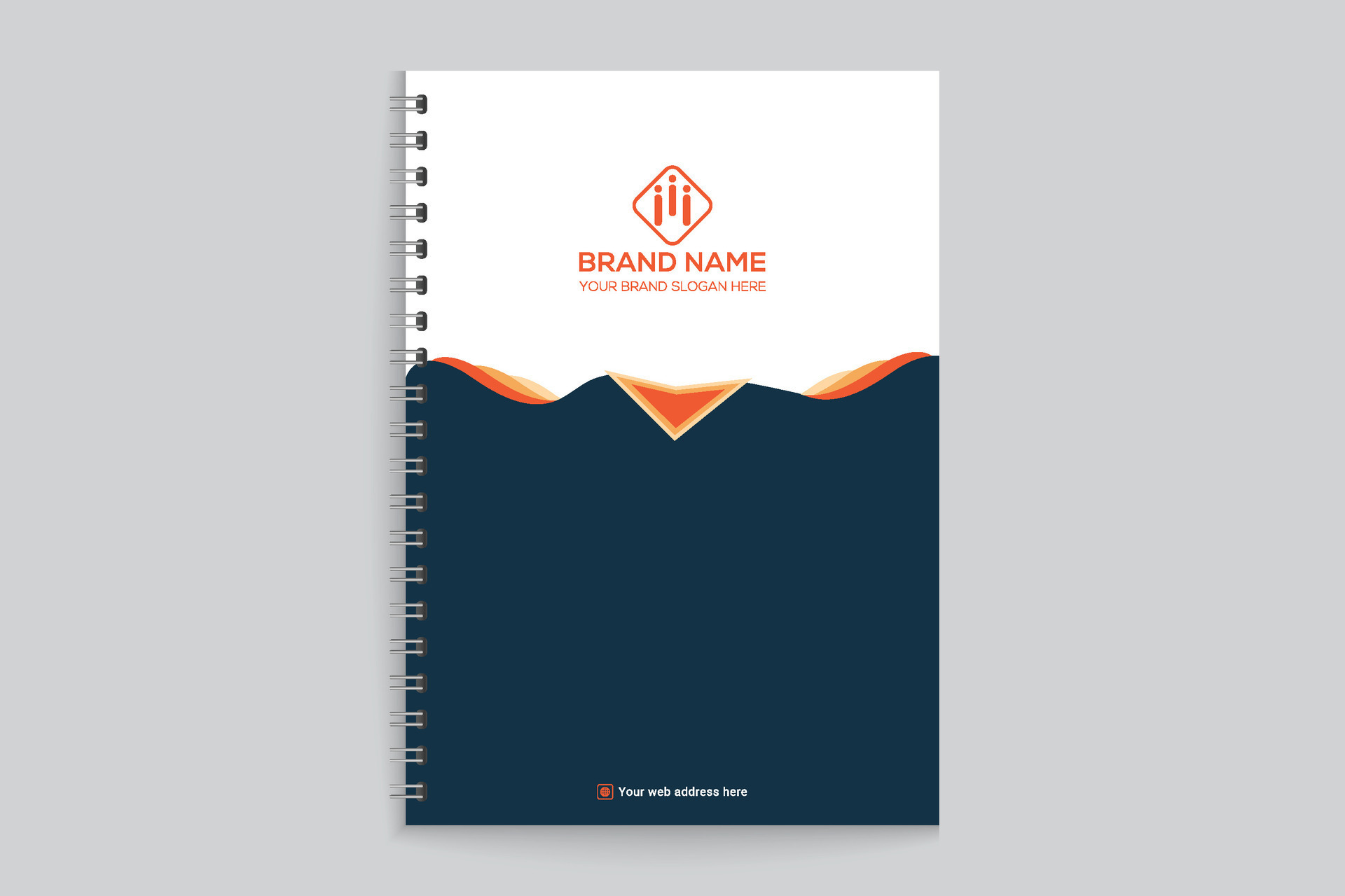 Simple notebook cover template 26325843 Vector Art at Vecteezy