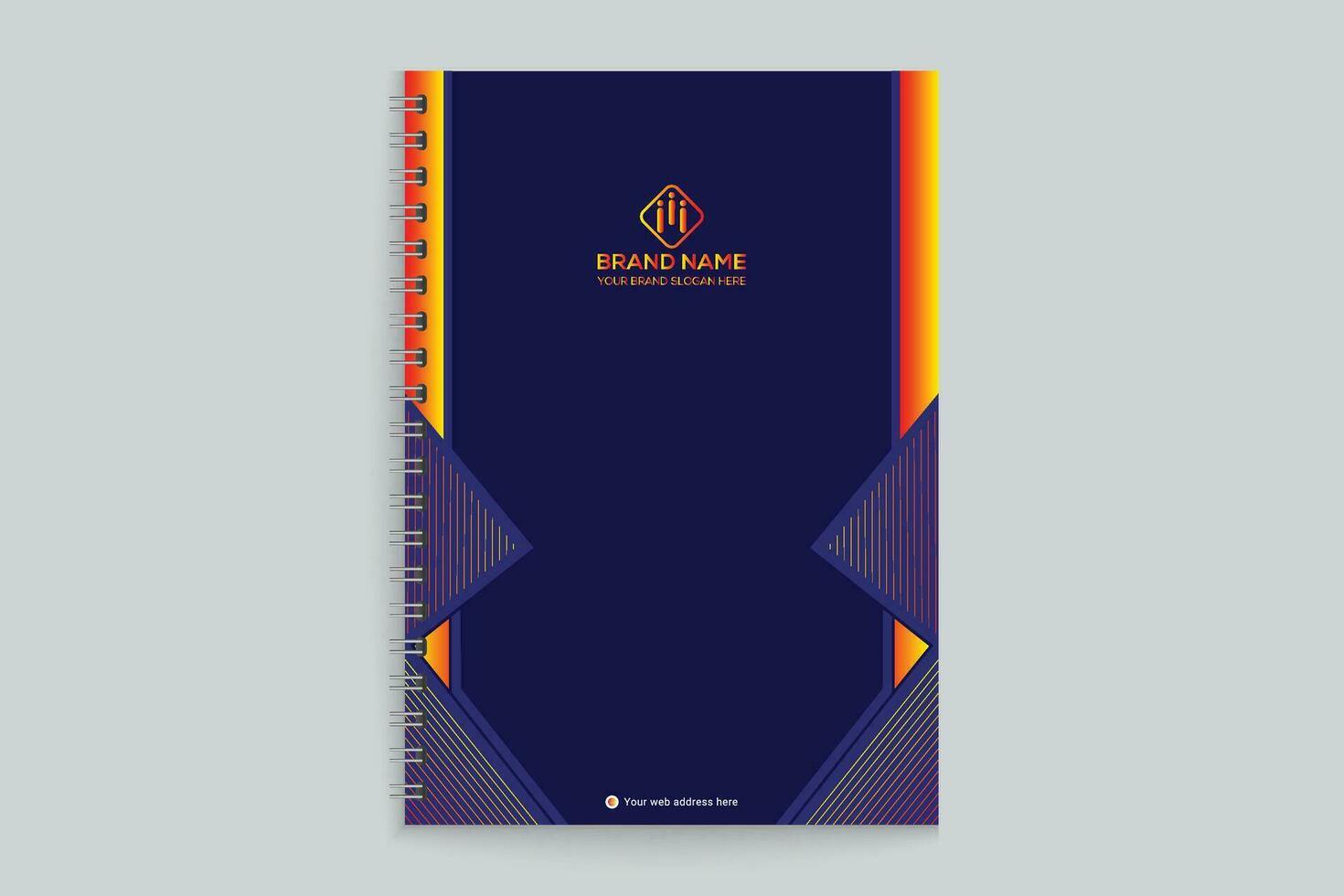 Corporate notebook cover template 26326077 Vector Art at Vecteezy