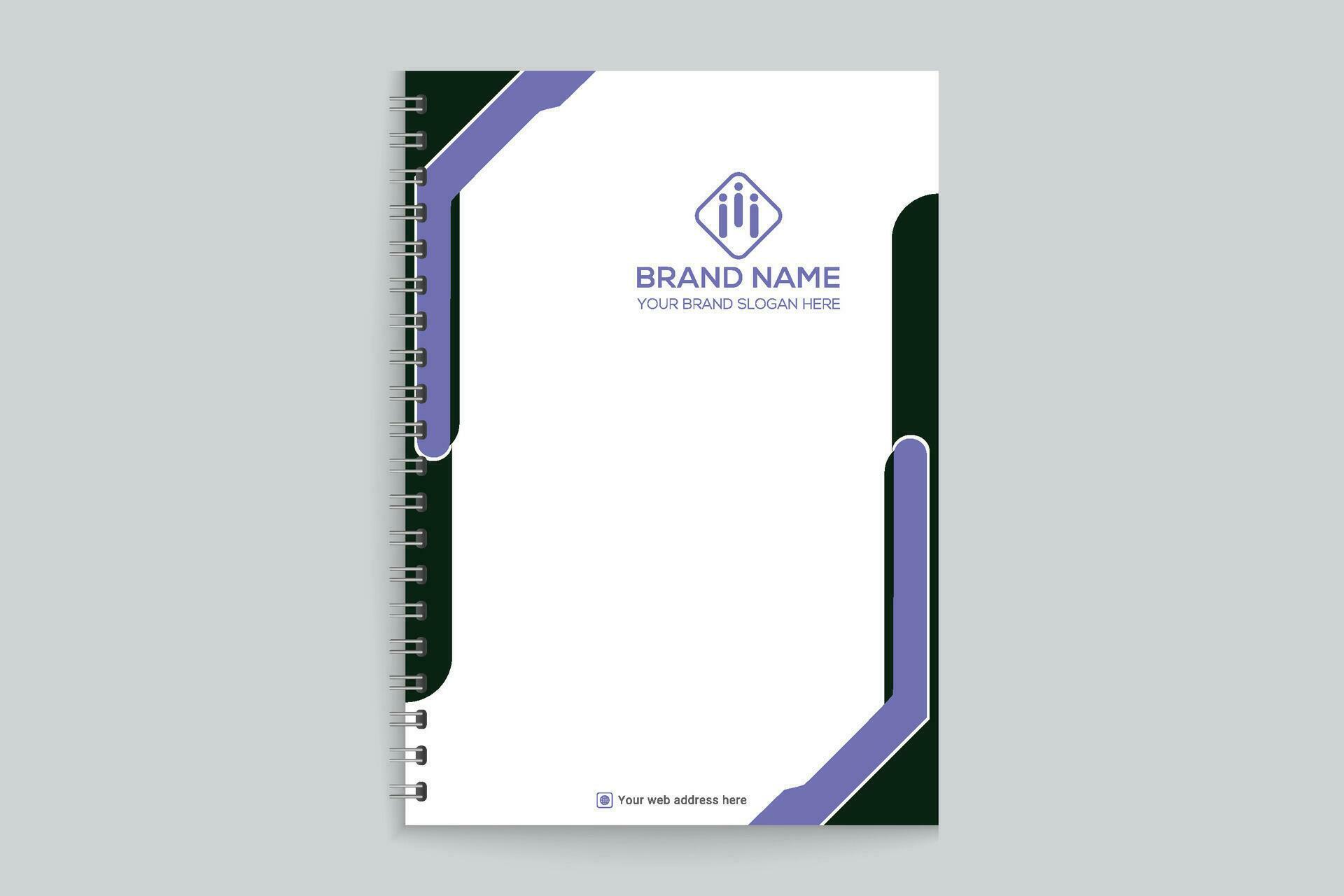 Simple Notebook Cover Template 26326117 Vector Art At Vecteezy